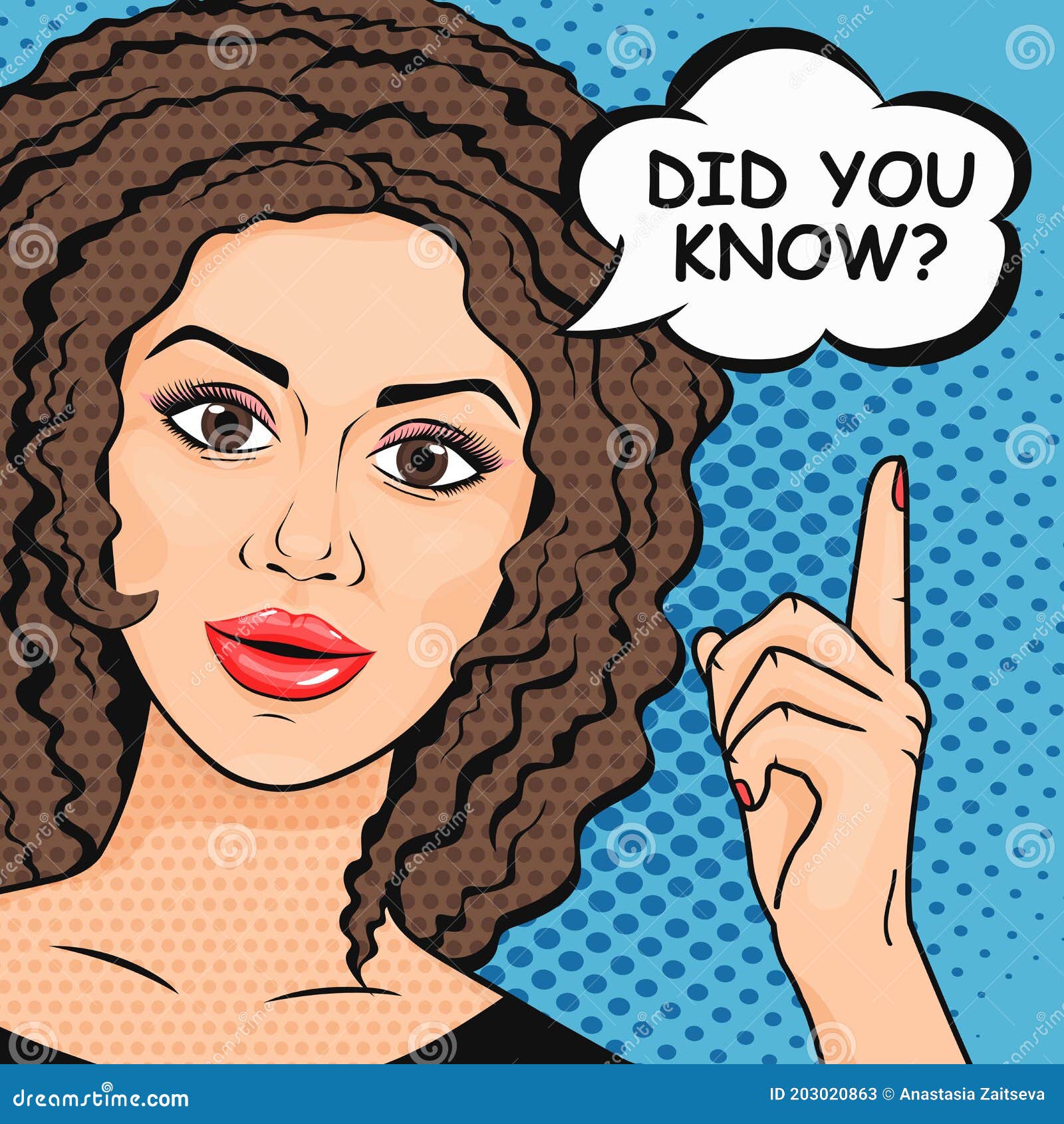 Did You Know Comic In Flat Style. Question Mark Cartoon Vector ...