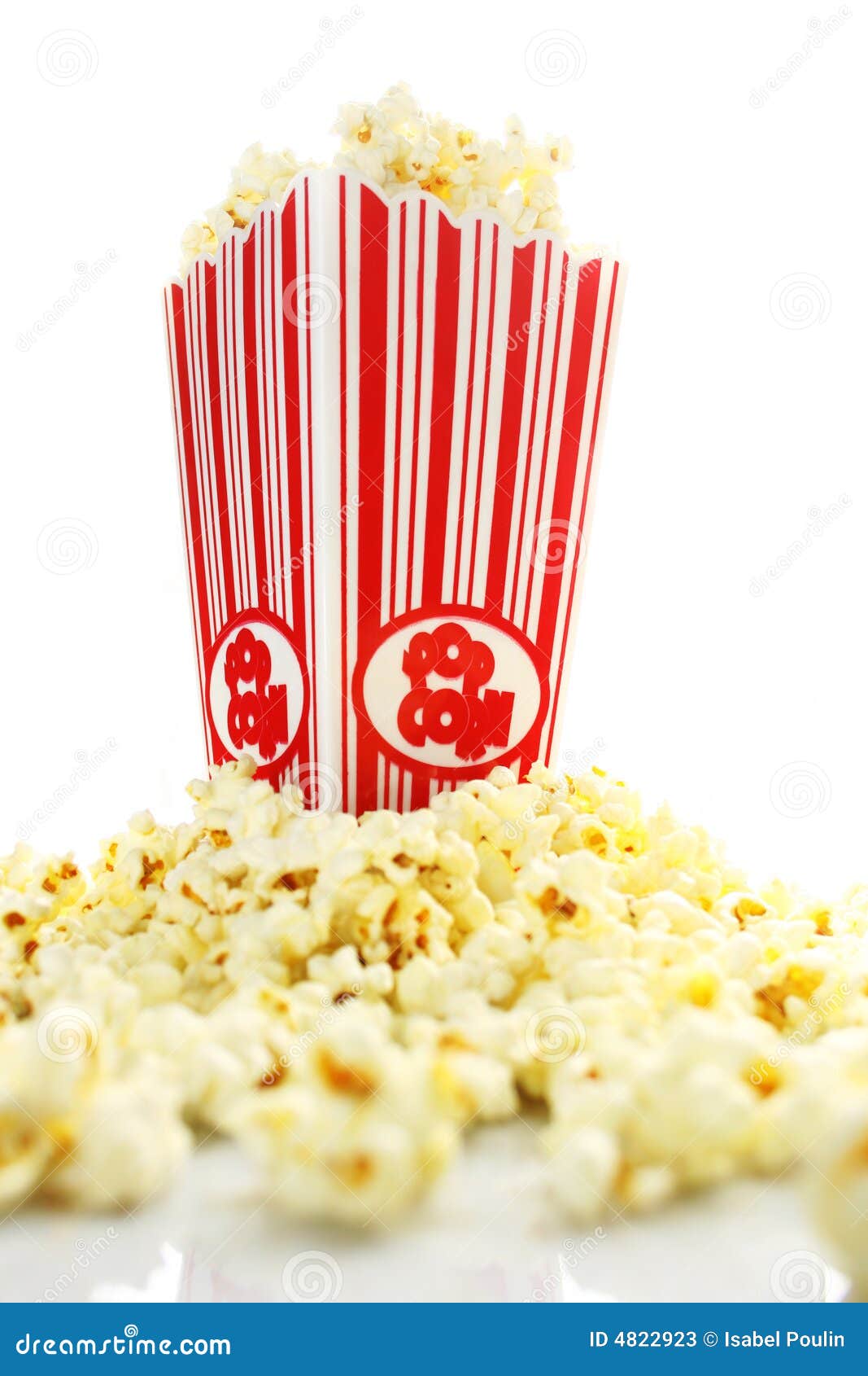 Pop corn stock image. Image of spilling, crunchy, spilled - 4822923