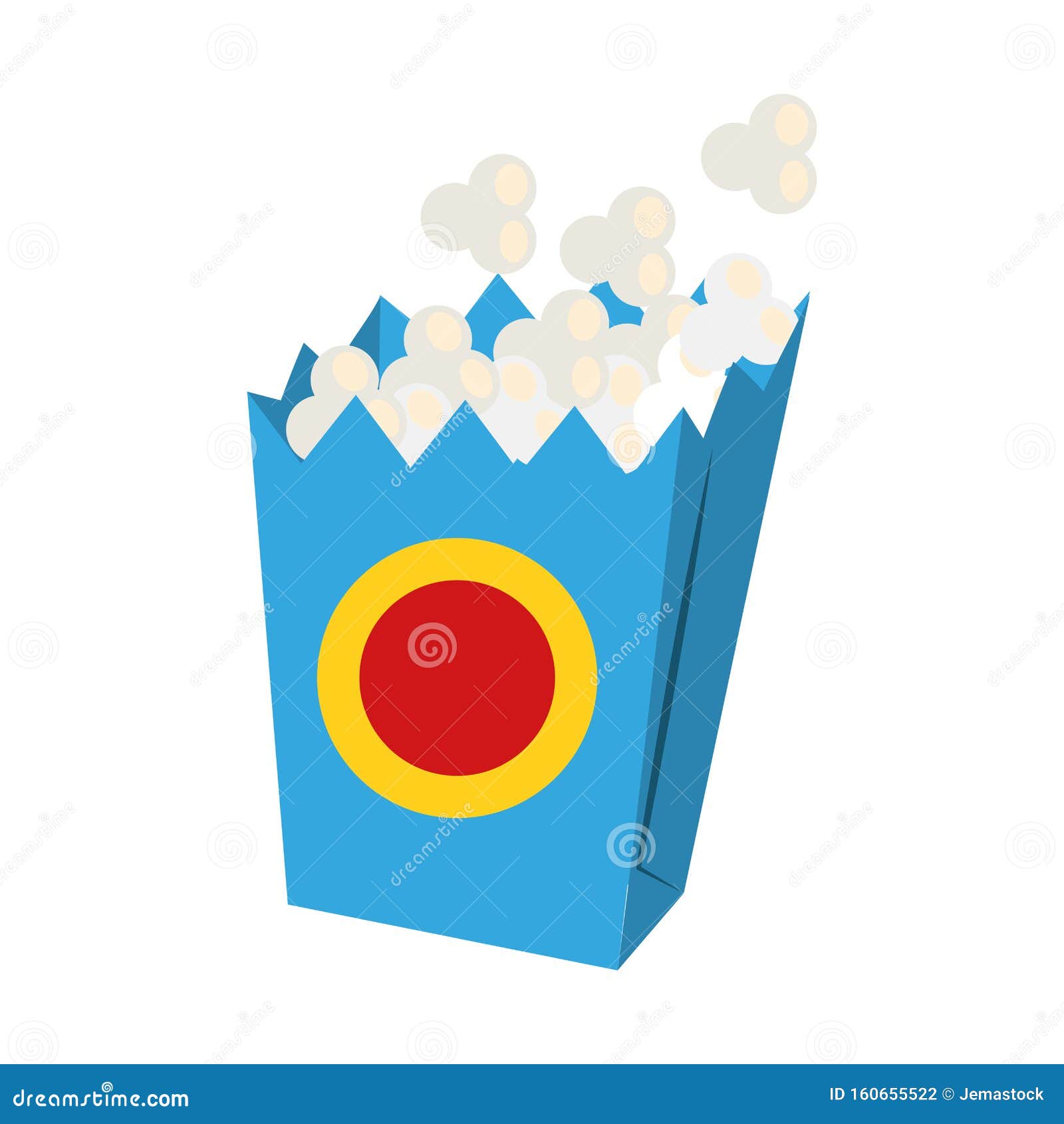 Pop corn design stock vector. Illustration of snack - 160655522