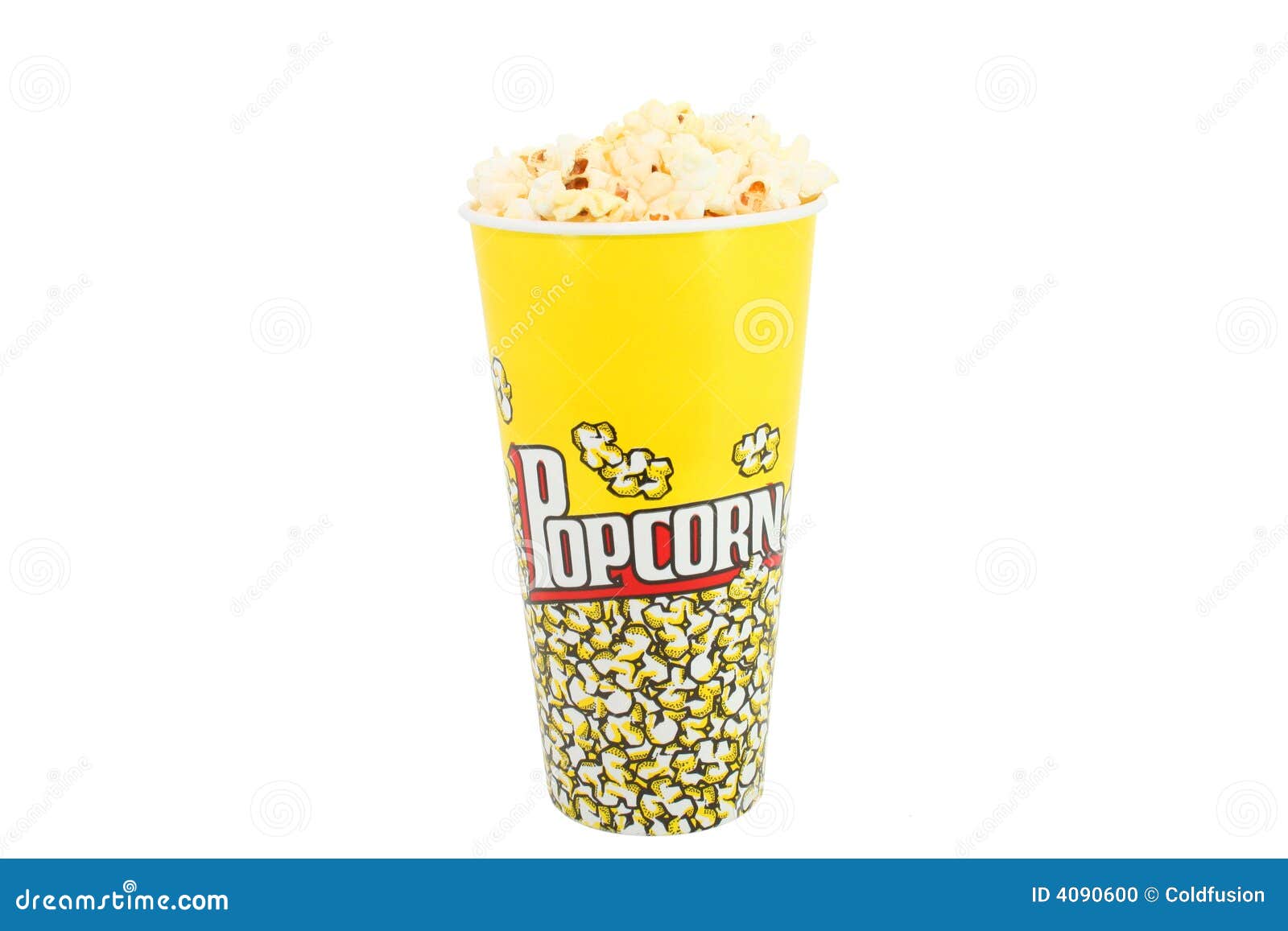 The Pop Corn. Isolated with Clipping P Stock Photo - Image of movie ...