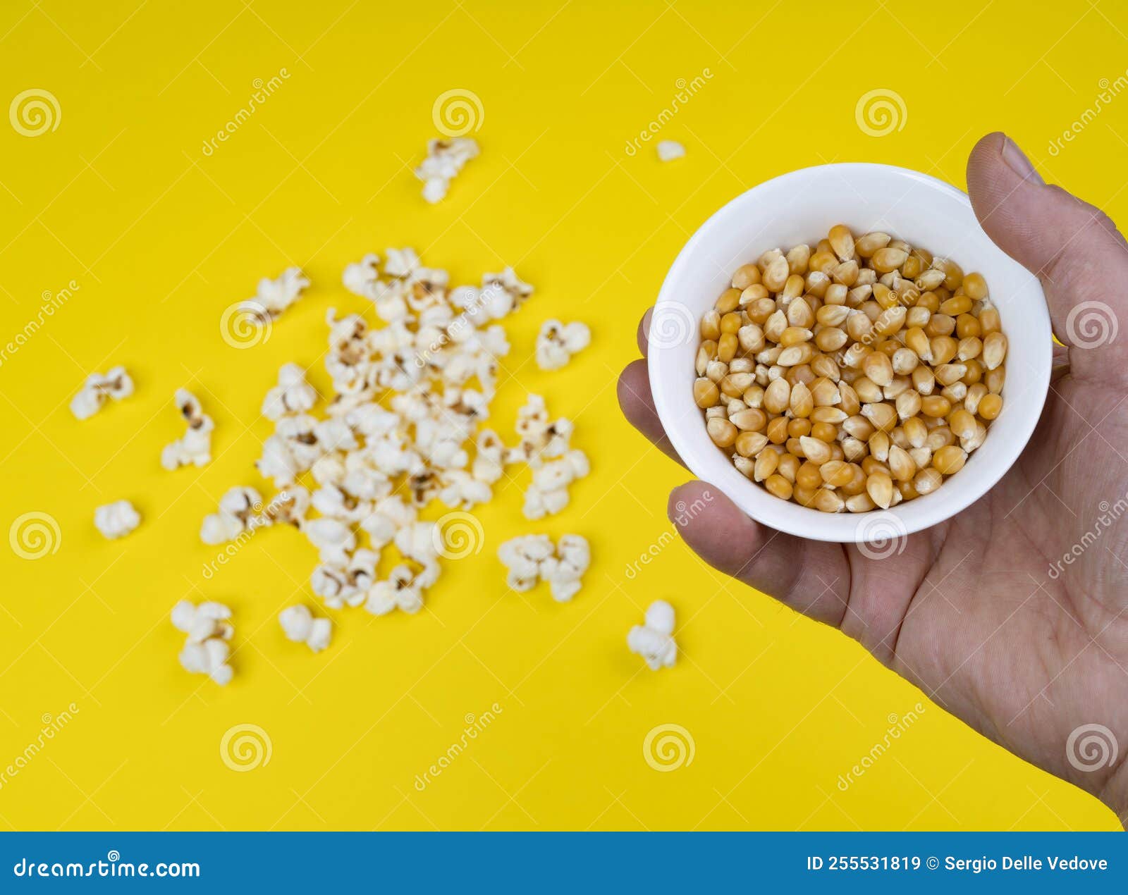 Pop corn stock image. Image of tasty, diet, maize, classic - 255531819