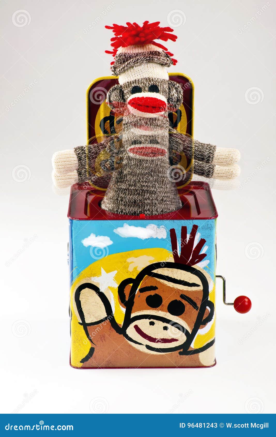 Pop goes the Weasel. stock image. Image of metal, spring - 96481243