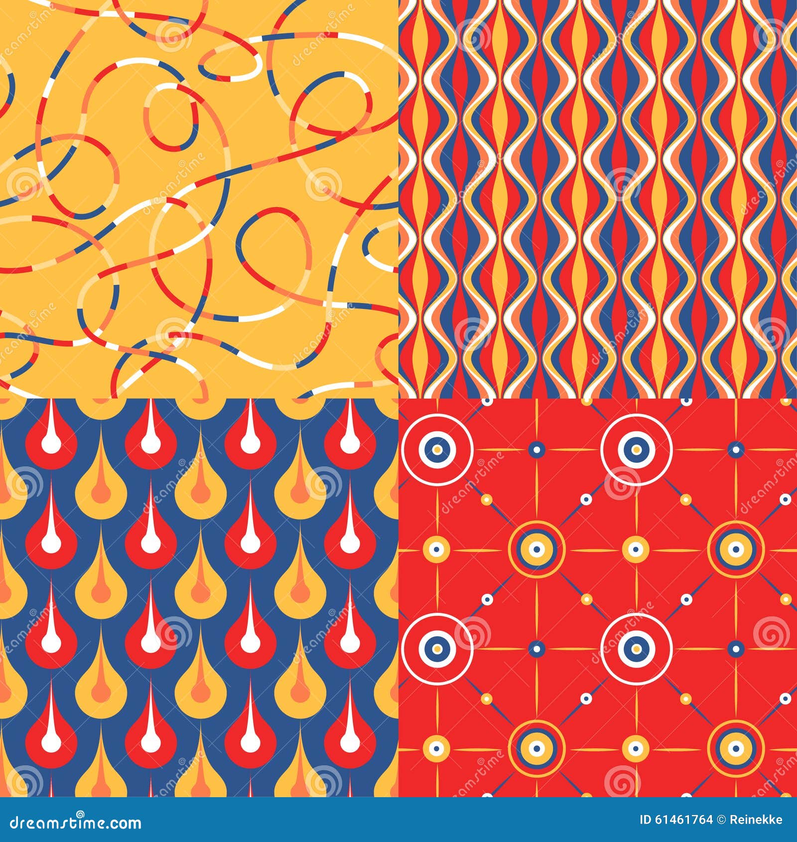 Pop patronen vector illustratie. Illustration of achtergrond - 61461764