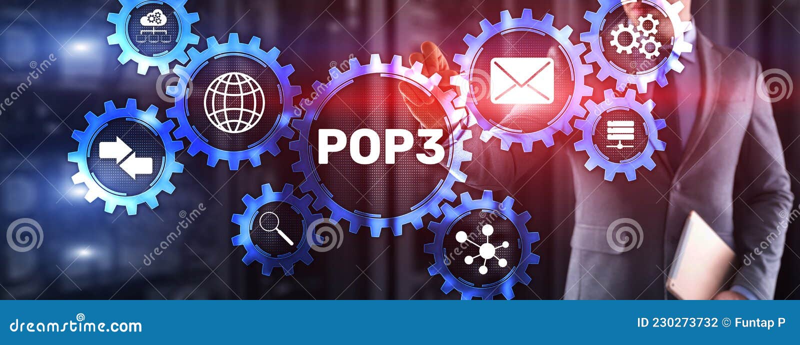 Pop3 Protocol. it Technology Internet Concept Stock Photo - Image of ...