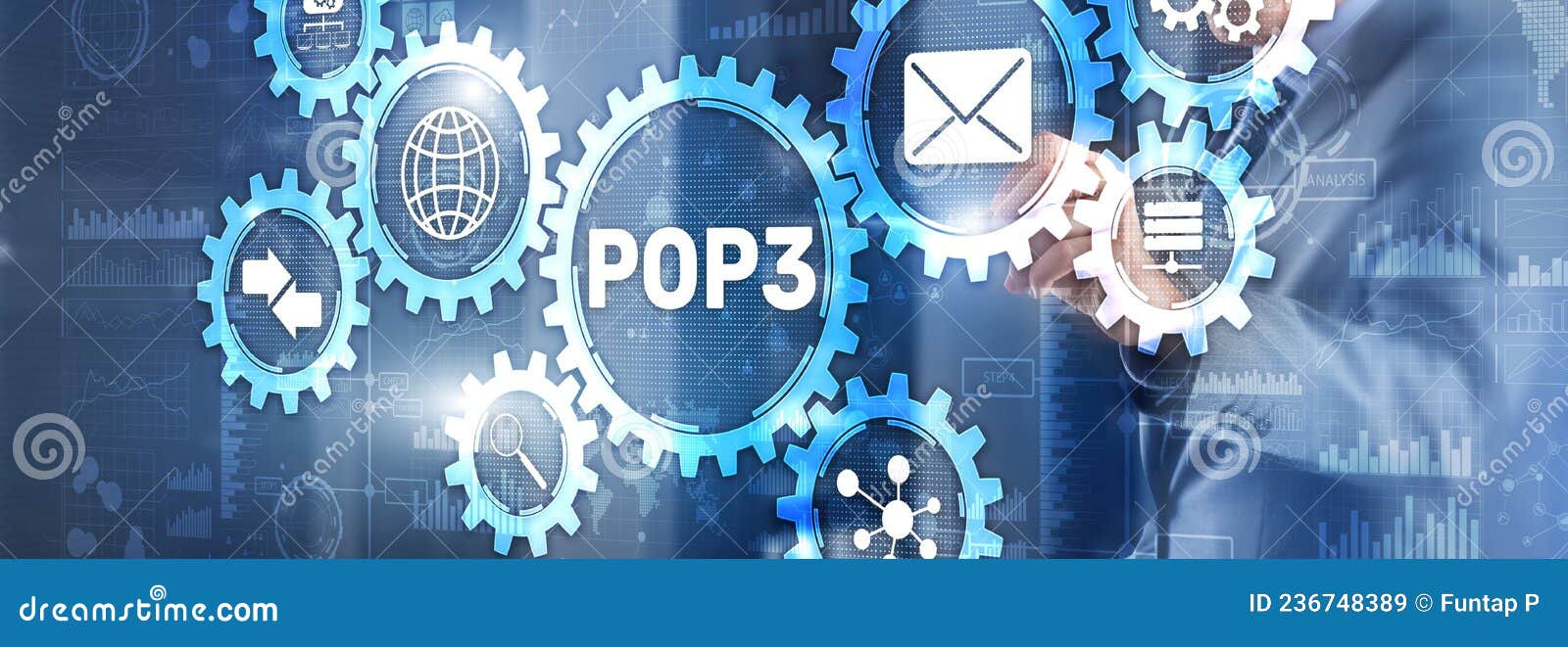 Pop3 Protocol. it Technology Internet Concept Stock Image - Image of ...