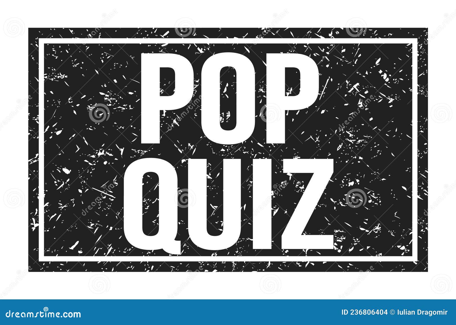 The Words Quiz Written In Color Letters Vector Illustration ...