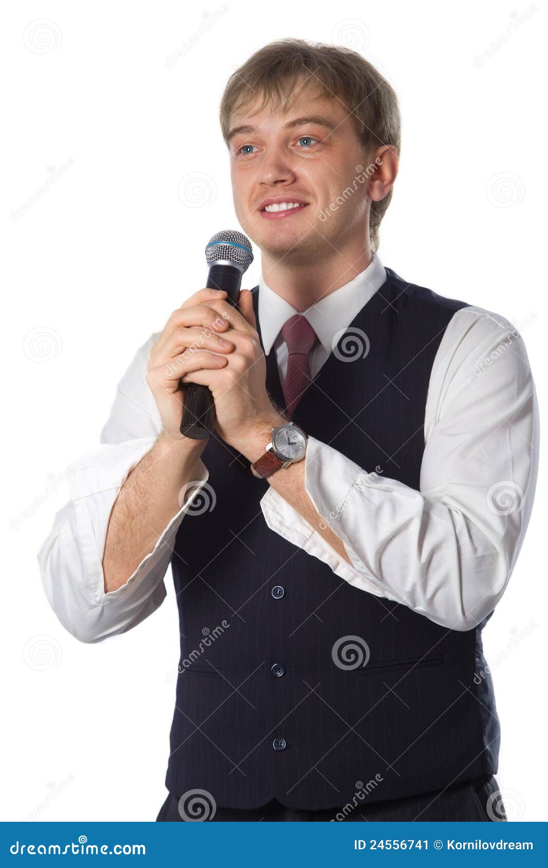 Pop singer stock image. Image of holding, disco, concert - 24556741