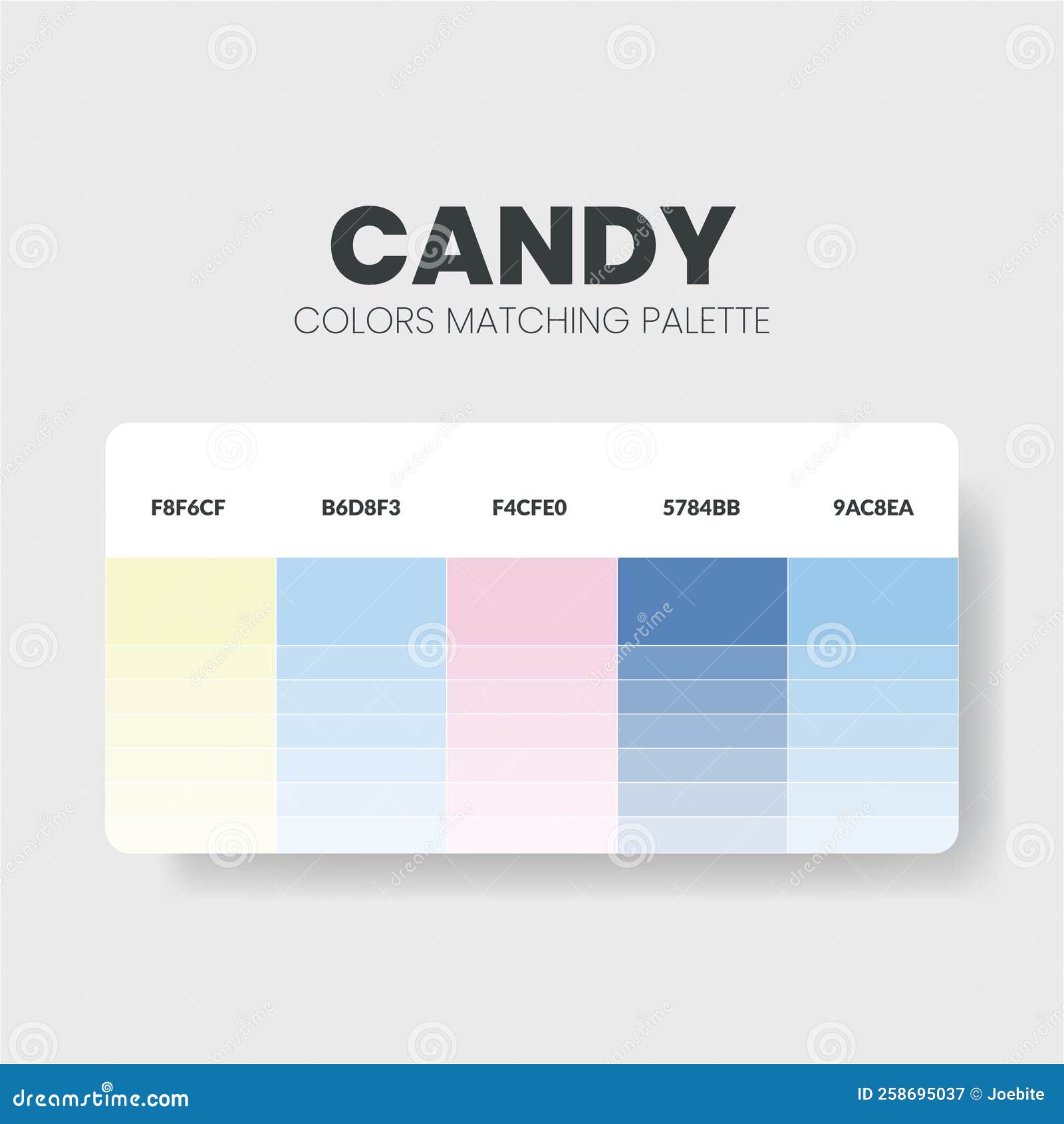 Candy Color Scheme. Color Trends Combinations and Palette Guide. Colour ...