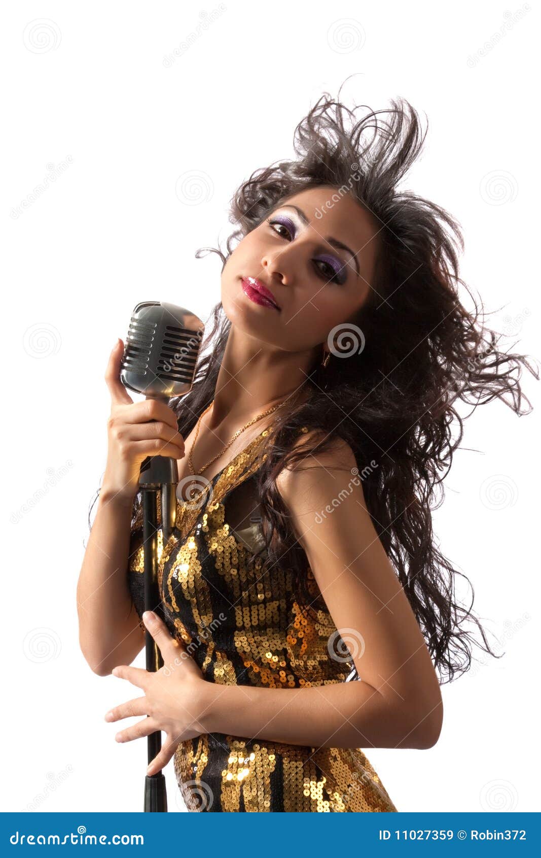Pop star singer stock image. Image of lips, girl, perform - 11027359