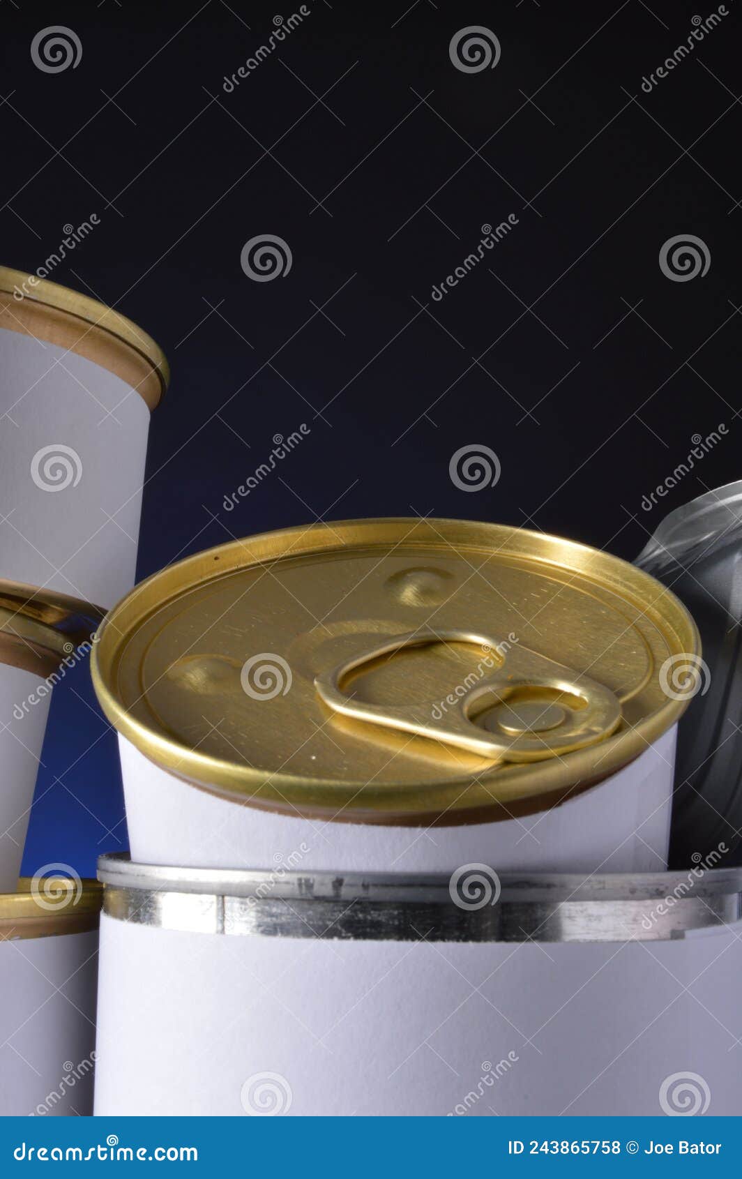 Pop top can within a can stock photo. Image of inside - 243865758