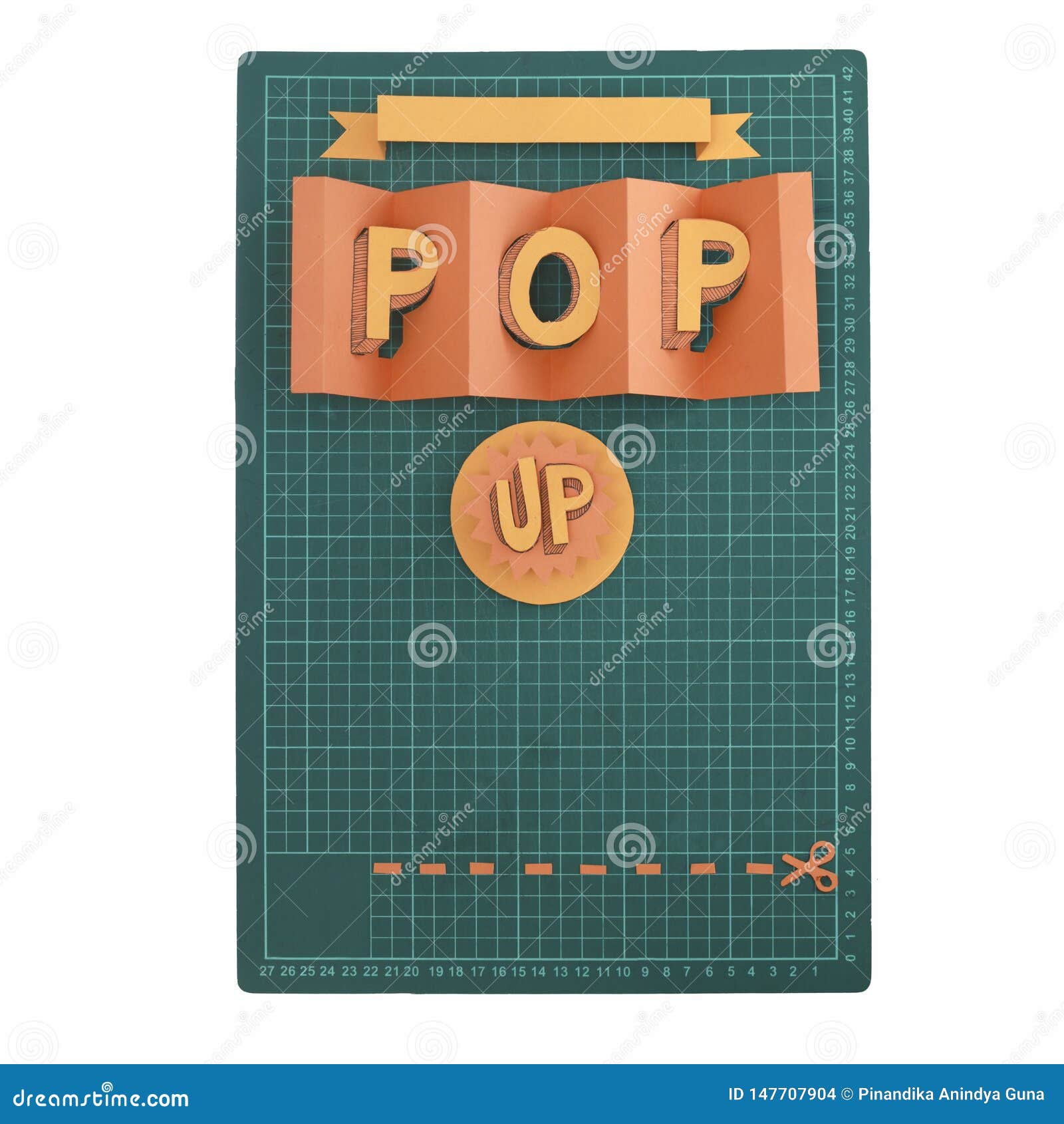 Pop Up Design for Text Background Stock Illustration - Illustration of ...