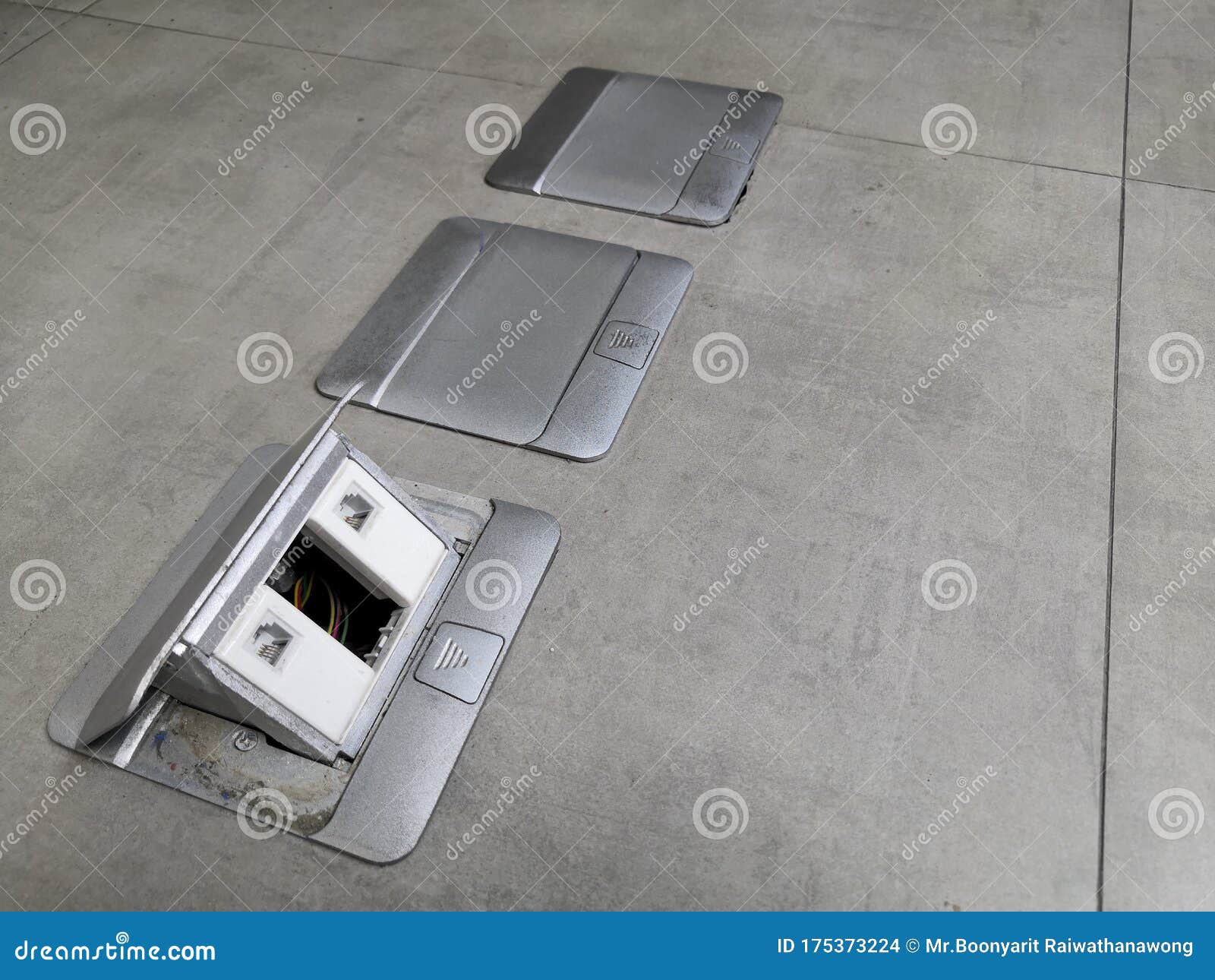 Pop Up Floor Socket for Data Socket Rj45 Cat6 Outlet on Tile Floor ...