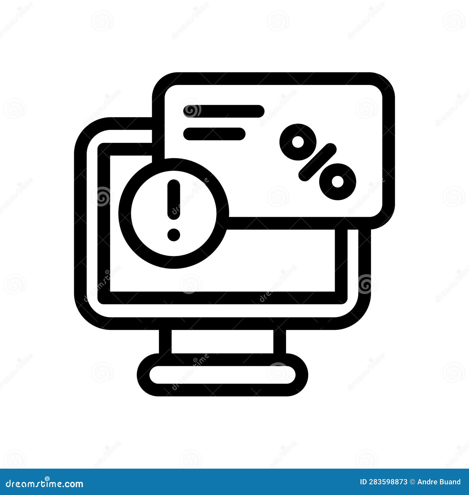 Pop Up Line Icon Illustration Vector Graphic Stock Illustration ...