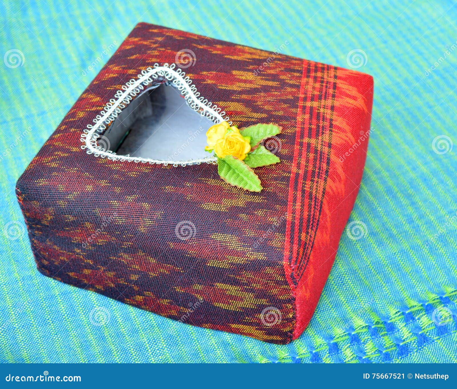 Pop-up Napkin Dispenser Box Stock Image - Image of tissue, hole: 75667521