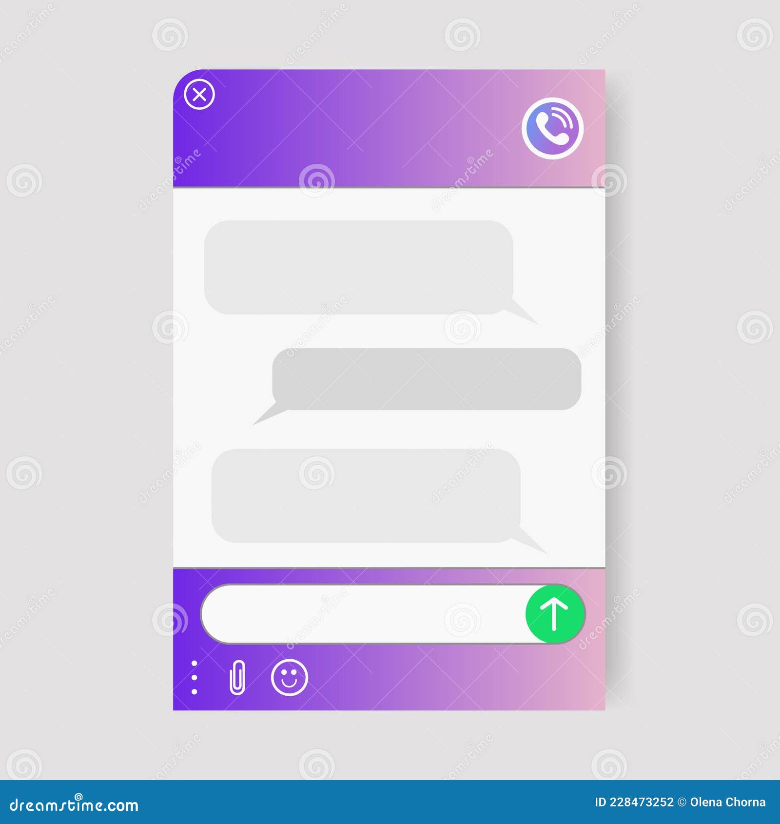 A Pop-up Online Window To Help the User. the Messenger Window Stock ...