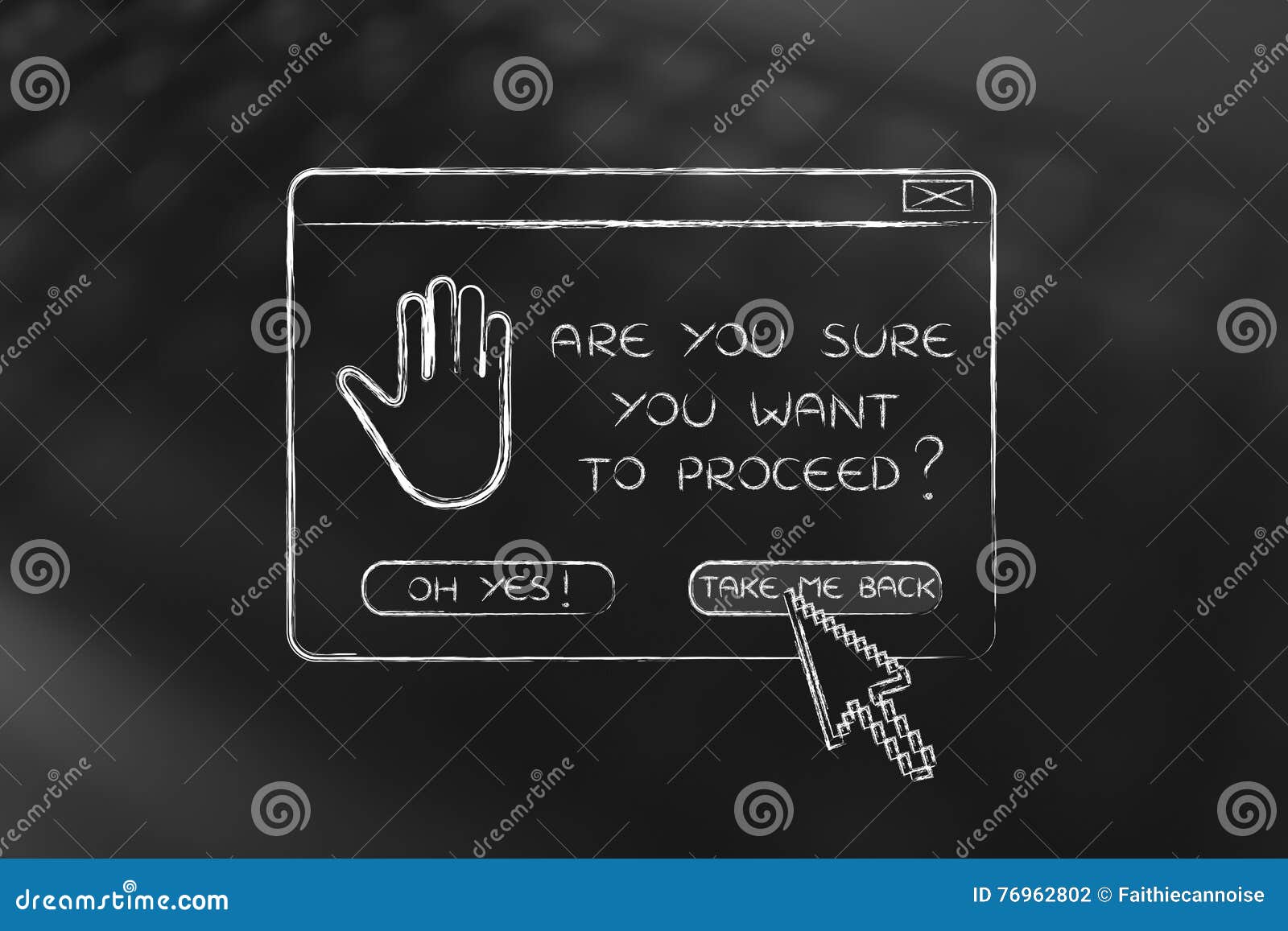 Pop-up Question about Proceeding and Pointer on the Negative Ans Stock ...