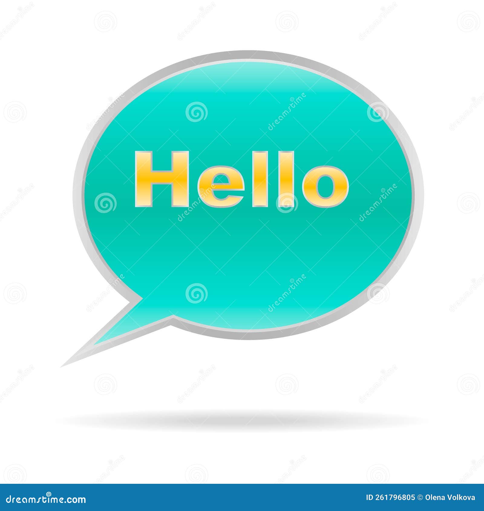 Pop-up Window Ms with the Words HELLO, the Pop-up Window Icon is Blue ...