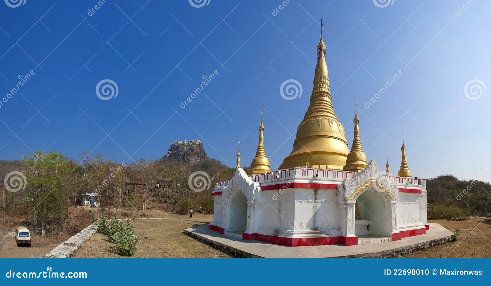 Popa Mount stock photo. Image of buddismo, religione - 22690010