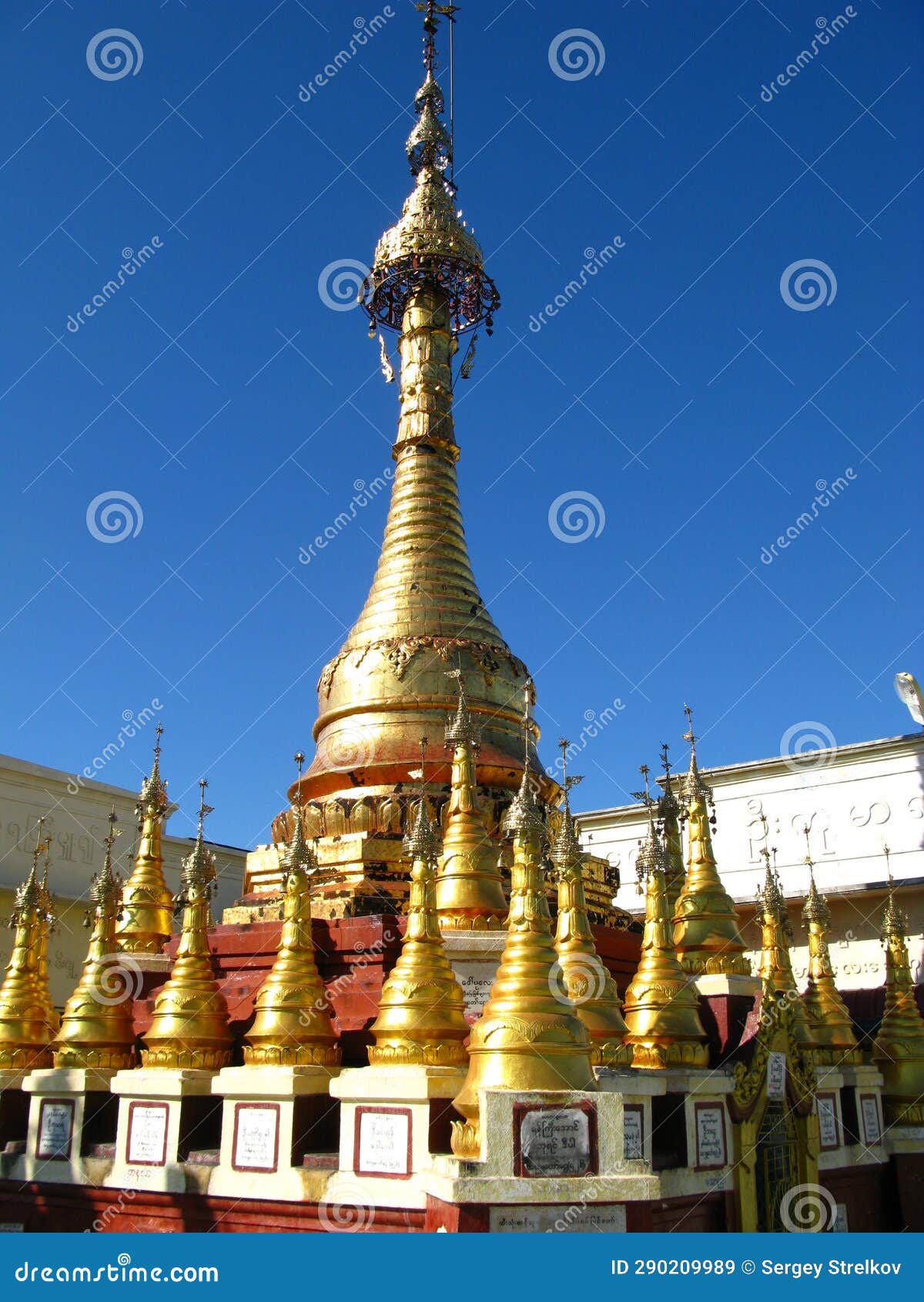 Popa Mount, Myanmar - 05 Jan 2010: Taungkalat Monastery on Popa Mount ...