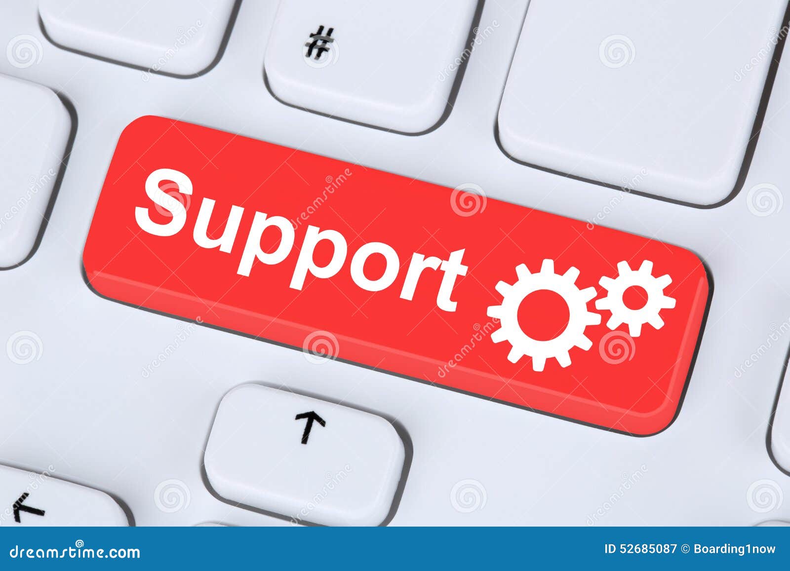Poparcie Obsługi Klienta Pomoc Na Internecie Obraz Stock - Obraz ...