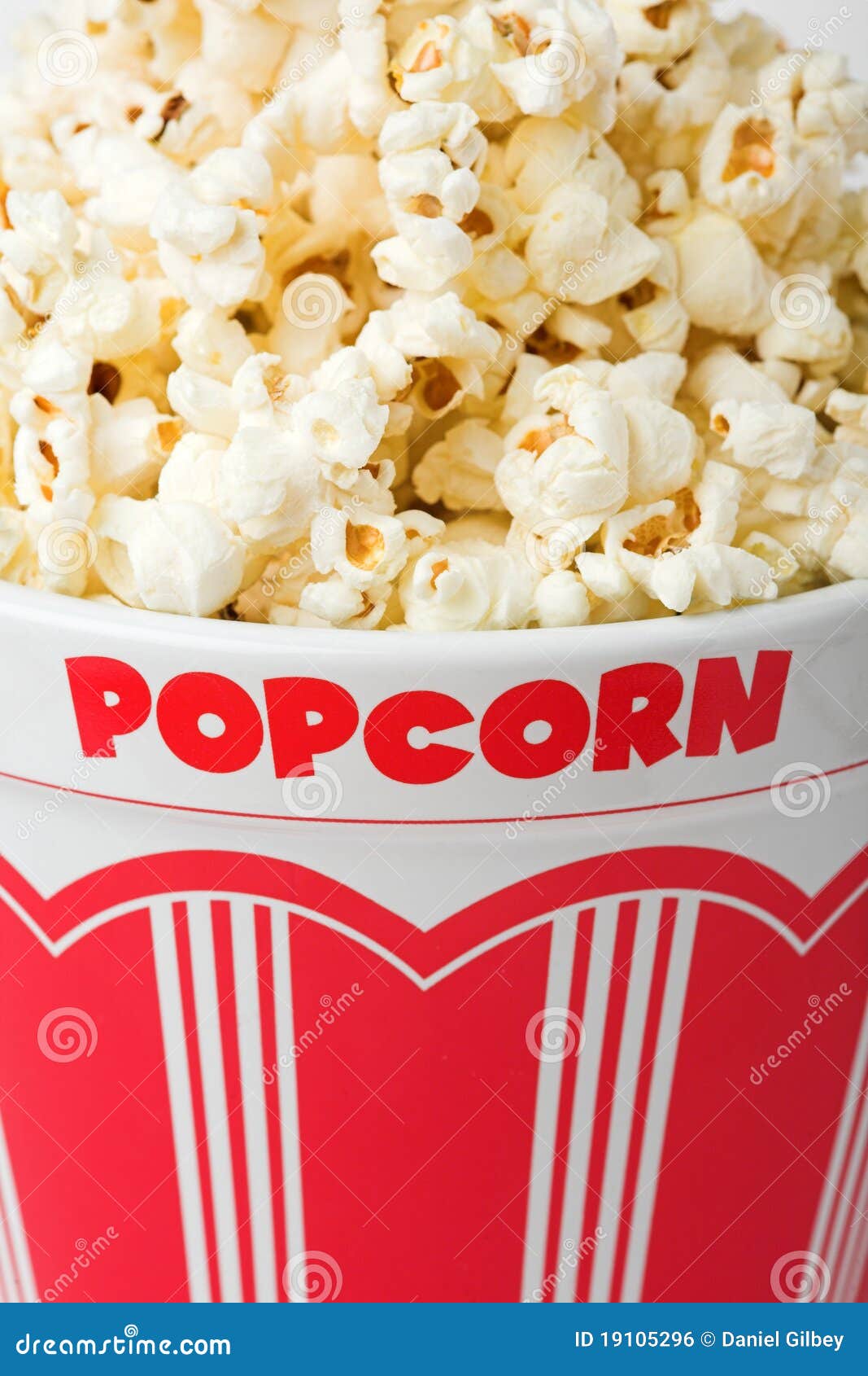 Popcorn stock photo. Image of single, popcorn, food, object - 19105296