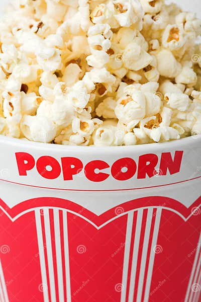 Popcorn stock photo. Image of single, popcorn, food, object - 19105296