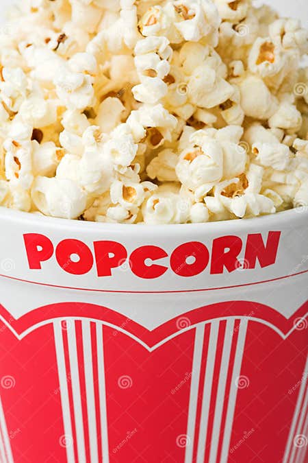 Popcorn stock photo. Image of single, popcorn, food, object - 19105296