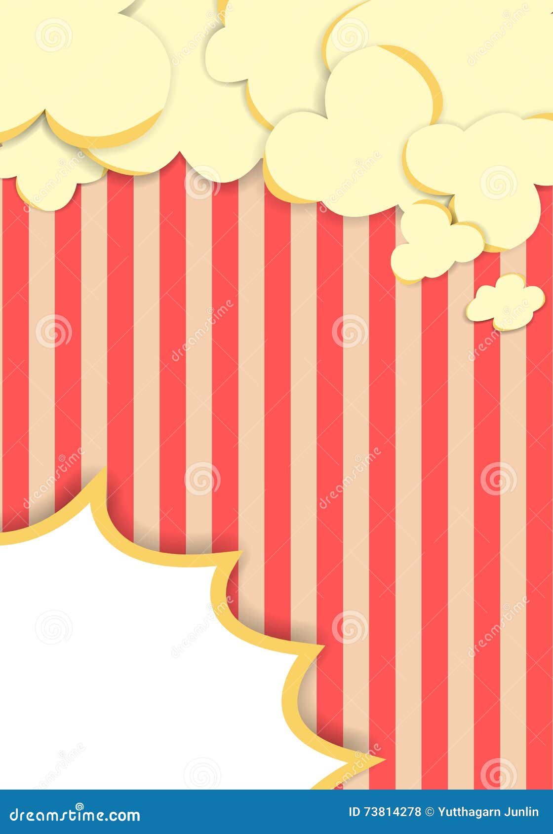 Popcorn Background Cover - Vector Stock Vector - Illustration of film ...