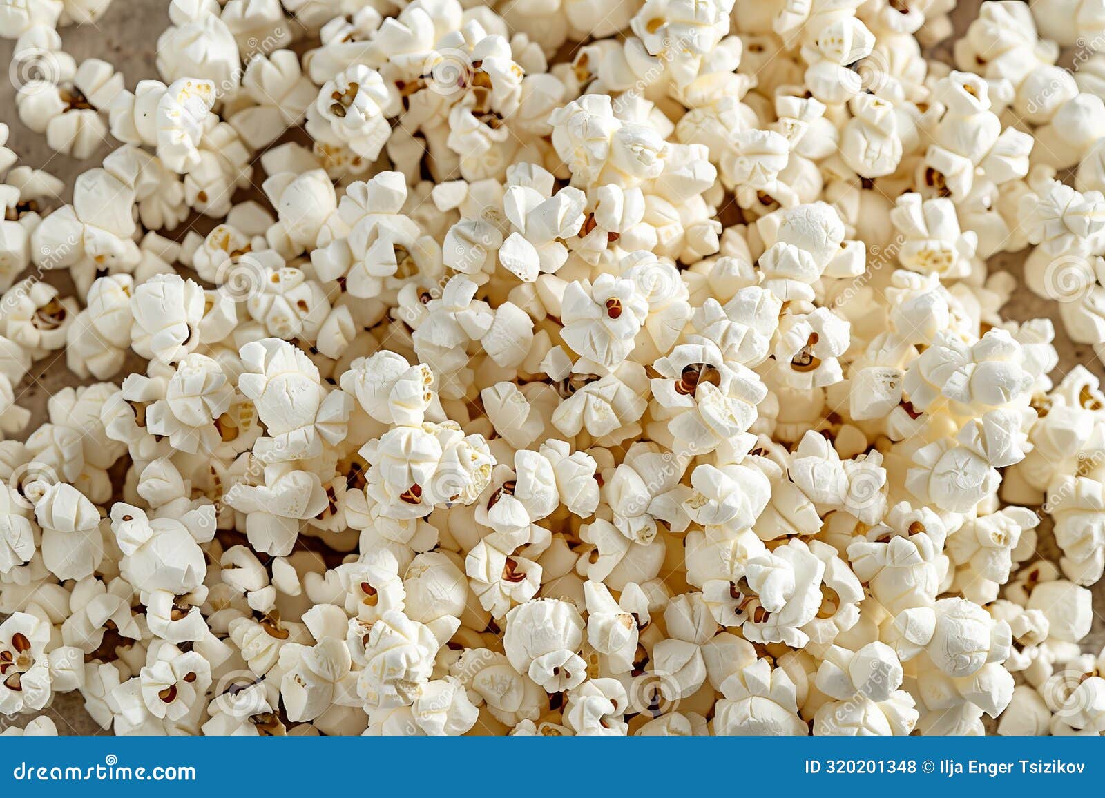 Popcorn Background Texture Popped Corn Kernels As Design Element for ...