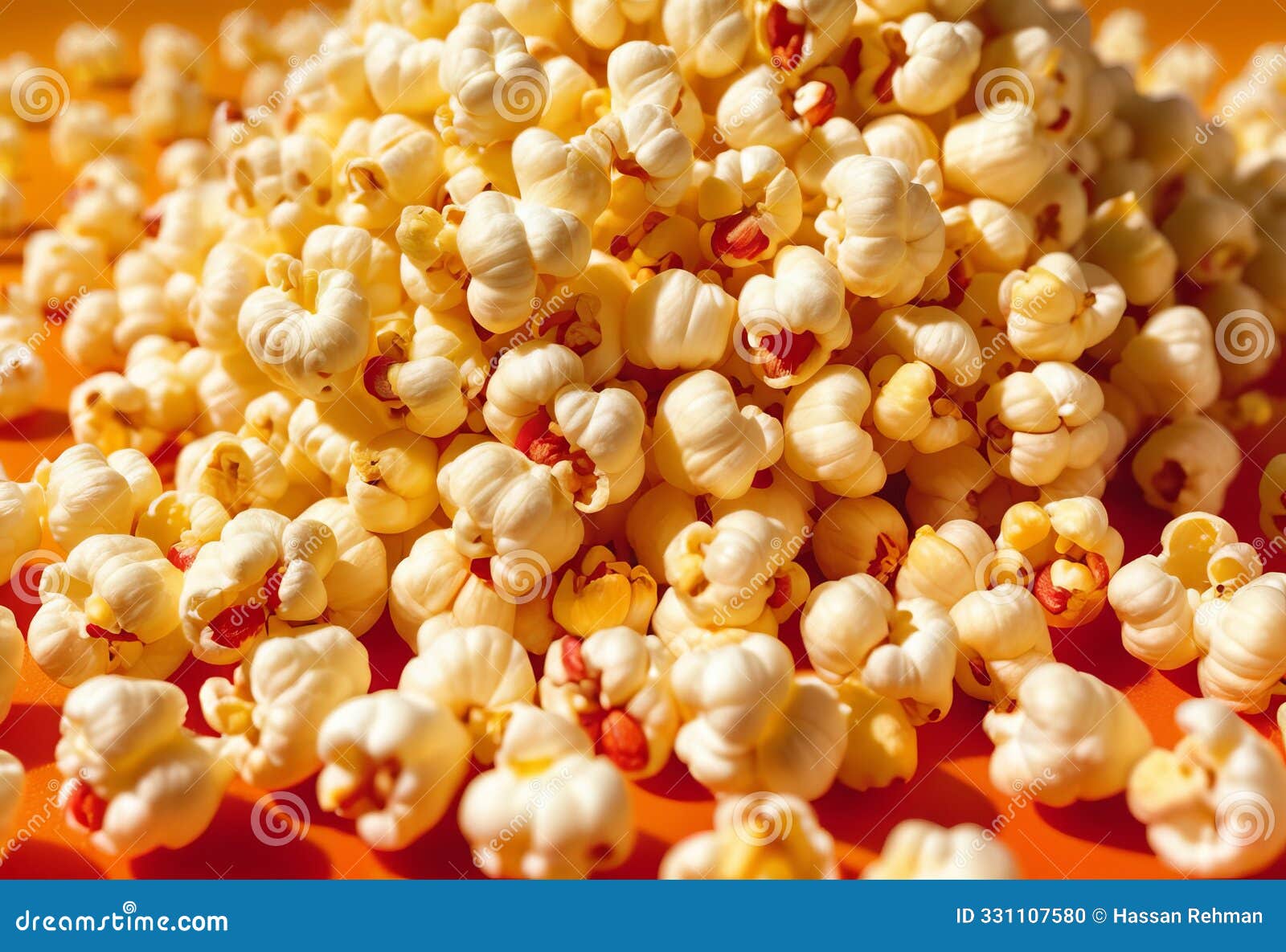 Popcorn Background. Popcorn with a White Background Stock Illustration ...