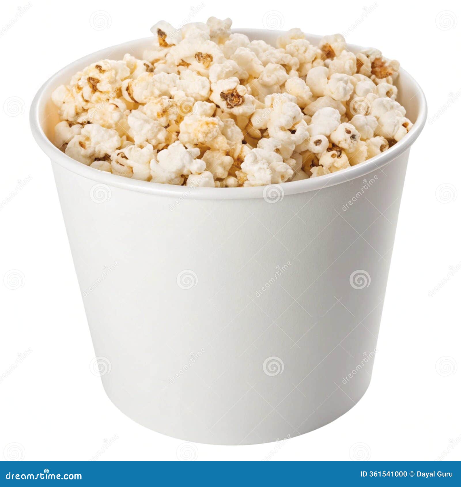 Popcorn Blank Bucket Isolated On Transparent Background Stock ...