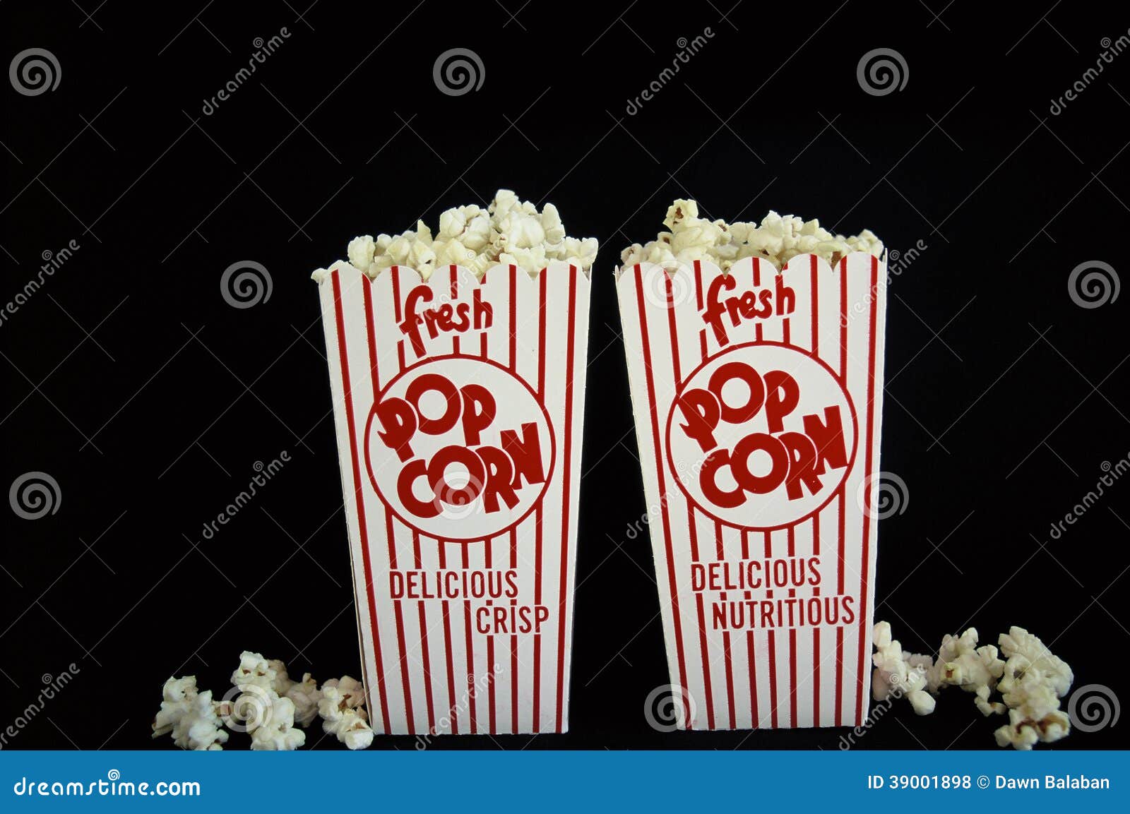 Popcorn boxes full stock photo. Image of butter, round - 39001898