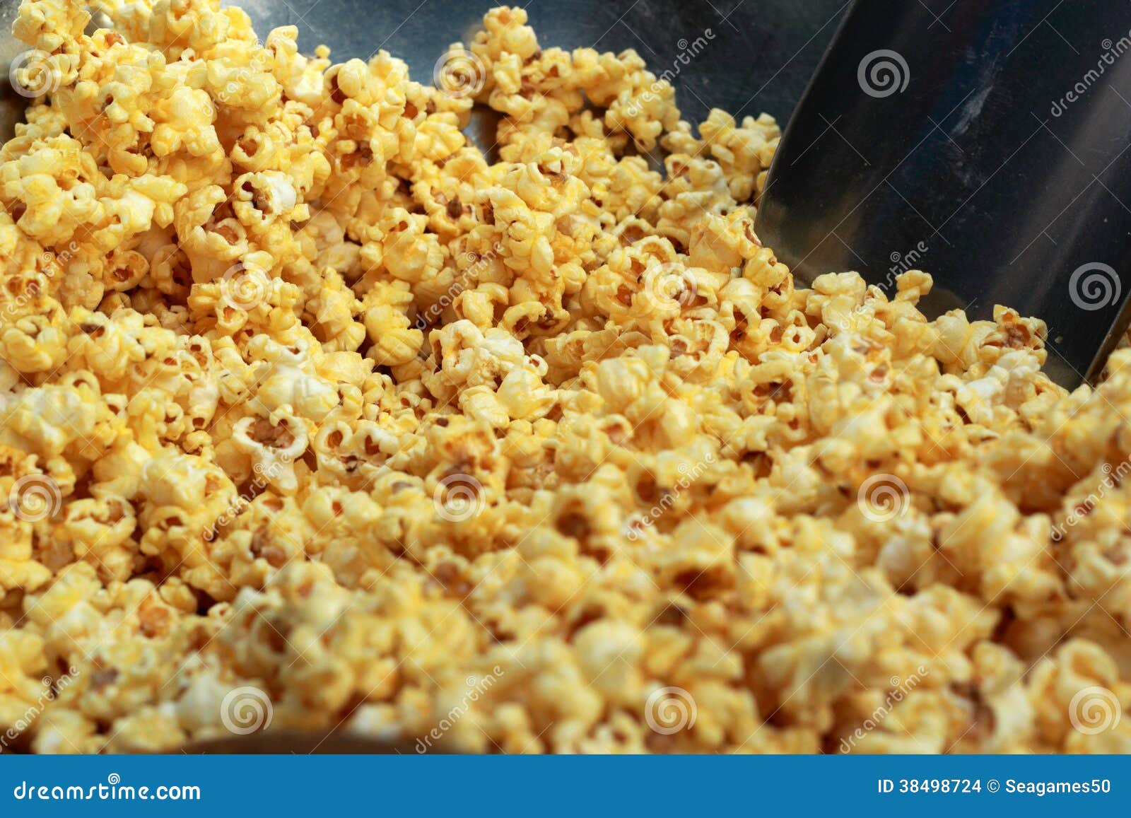 Popcorn a caramel coated stock photo. Image of junk, caramel - 38498724
