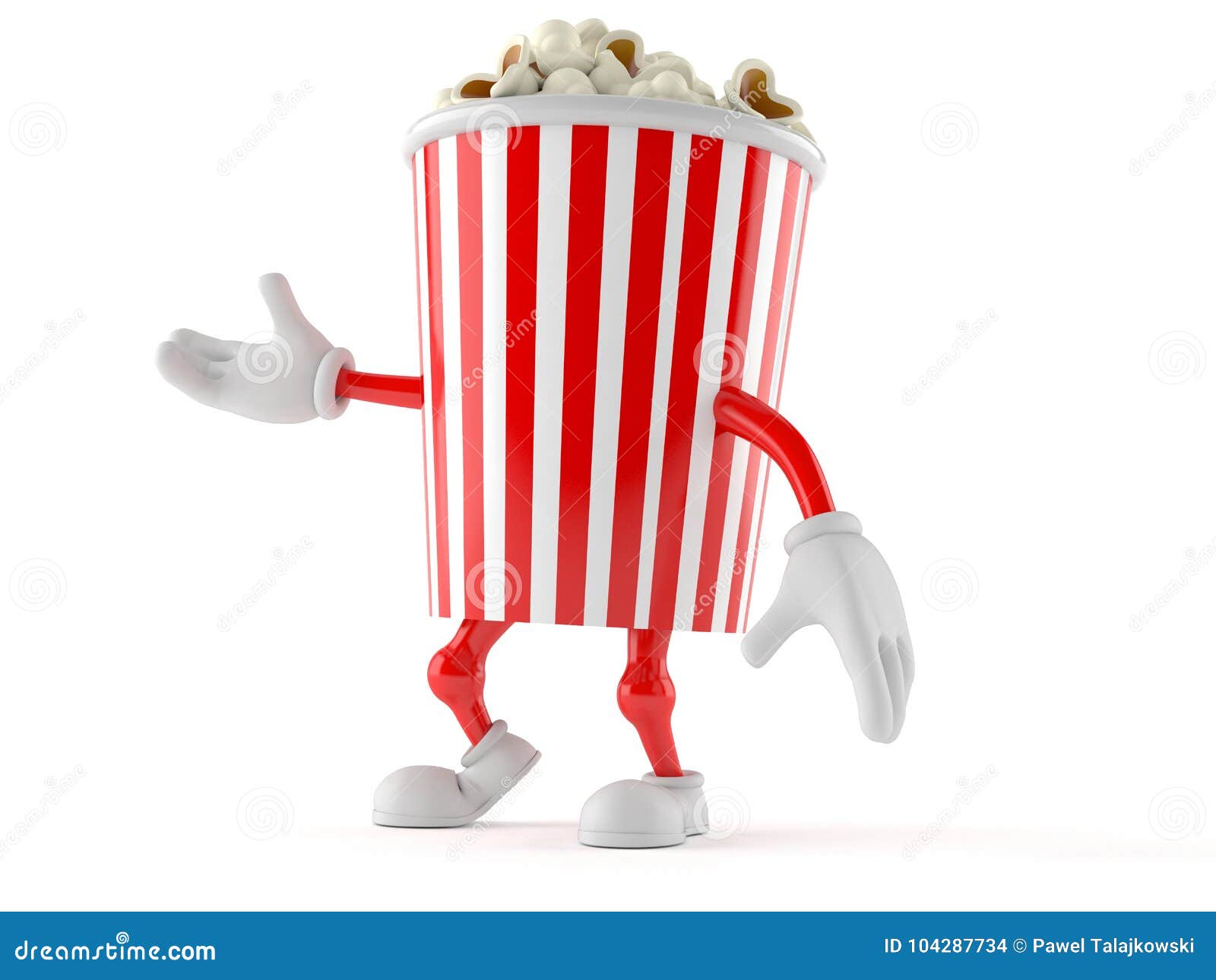Popcorn character stock illustration. Illustration of film - 104287734