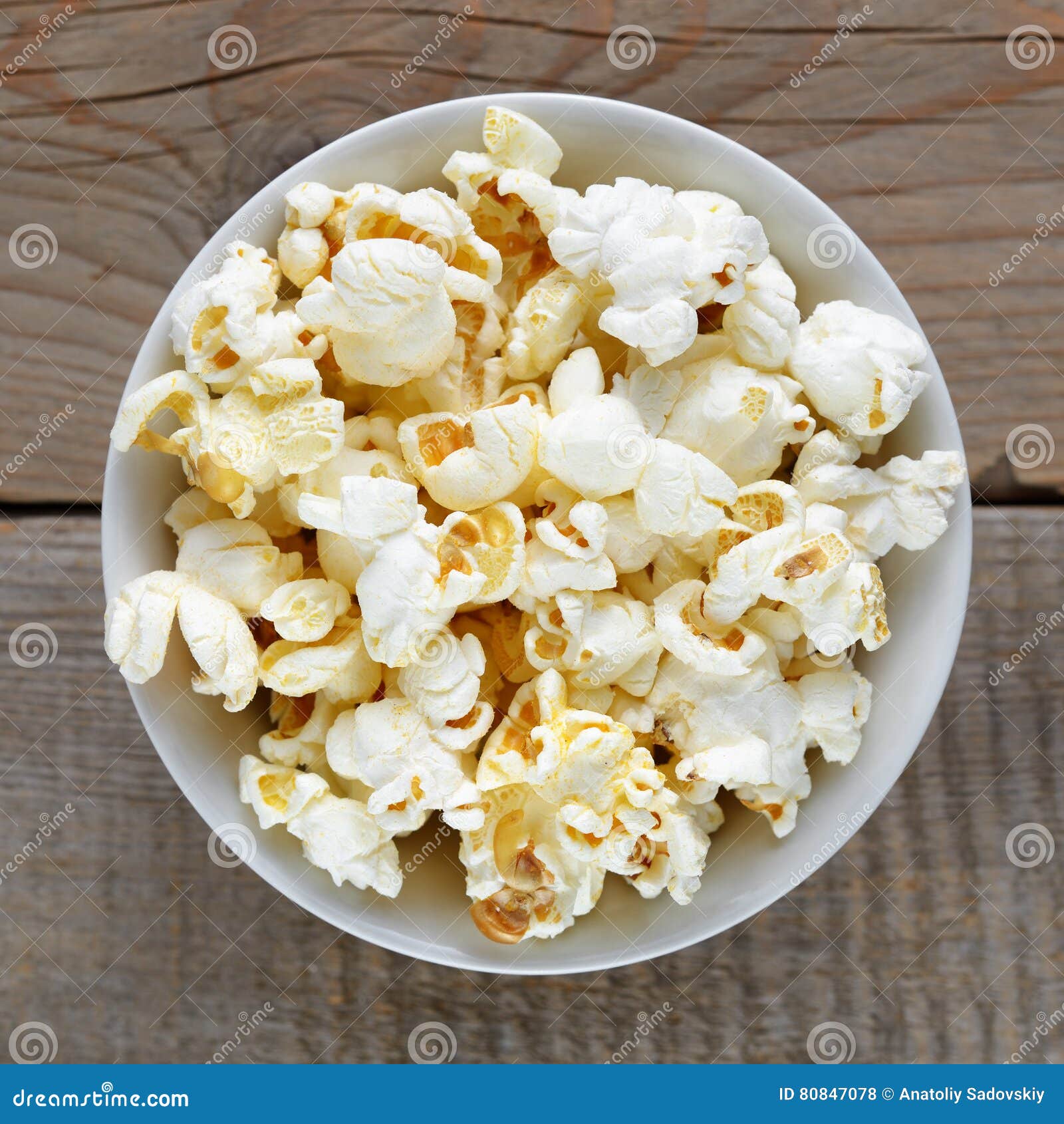 Popcorn close-up in bowl stock photo. Image of popcorn - 80847078