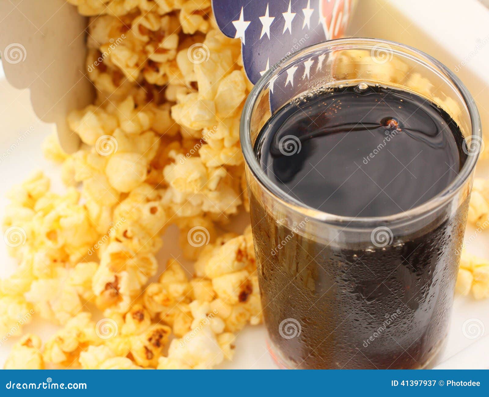 Popcorn stock image. Image of beverage, cocktail, delicious - 41397937