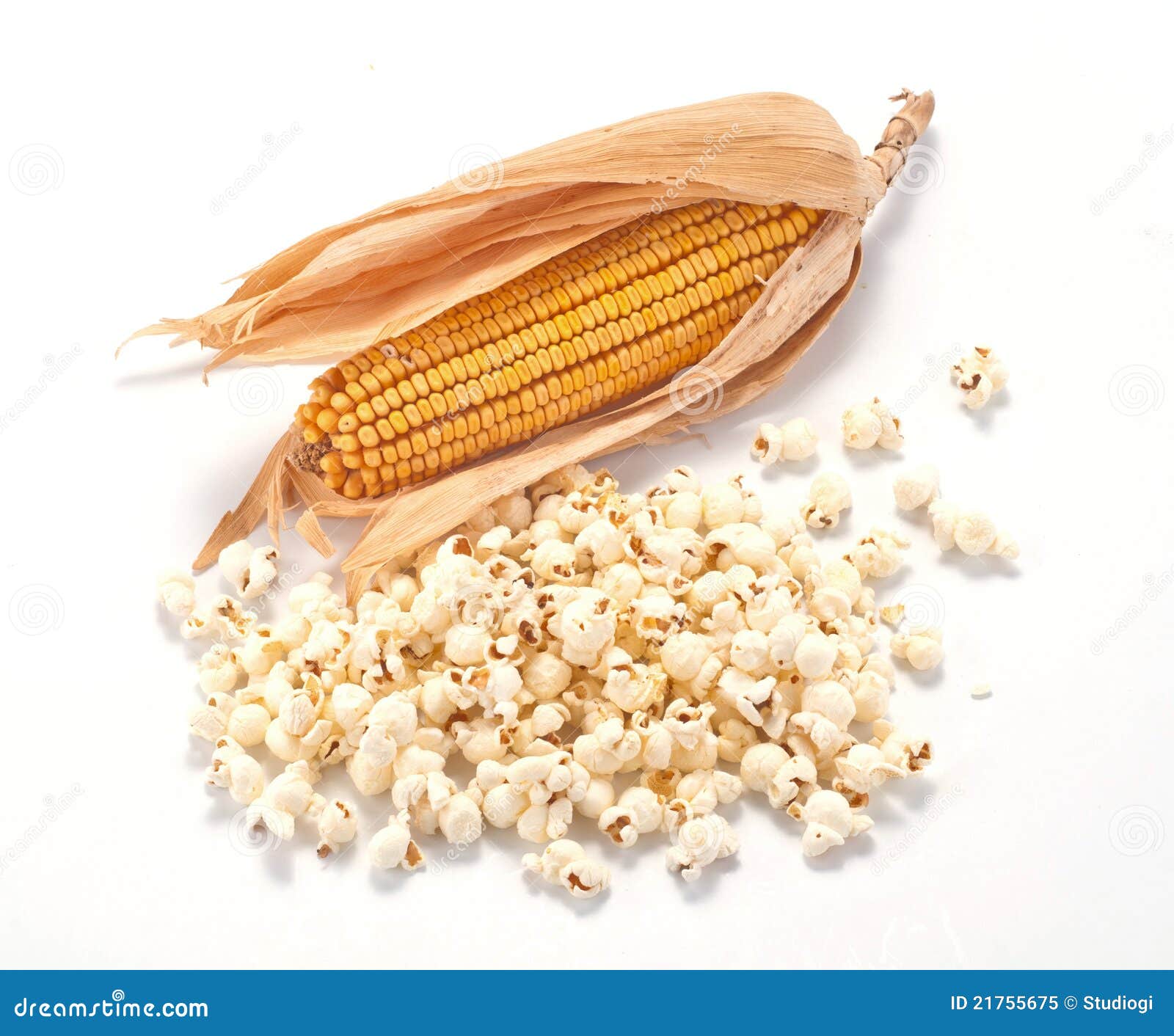 Popcorn and cob stock image. Image of takeaways, popcorn - 21755675