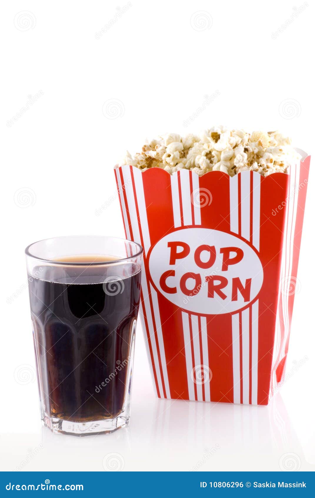Popcorn and cola stock photo. Image of soda, coke, movie - 10806296