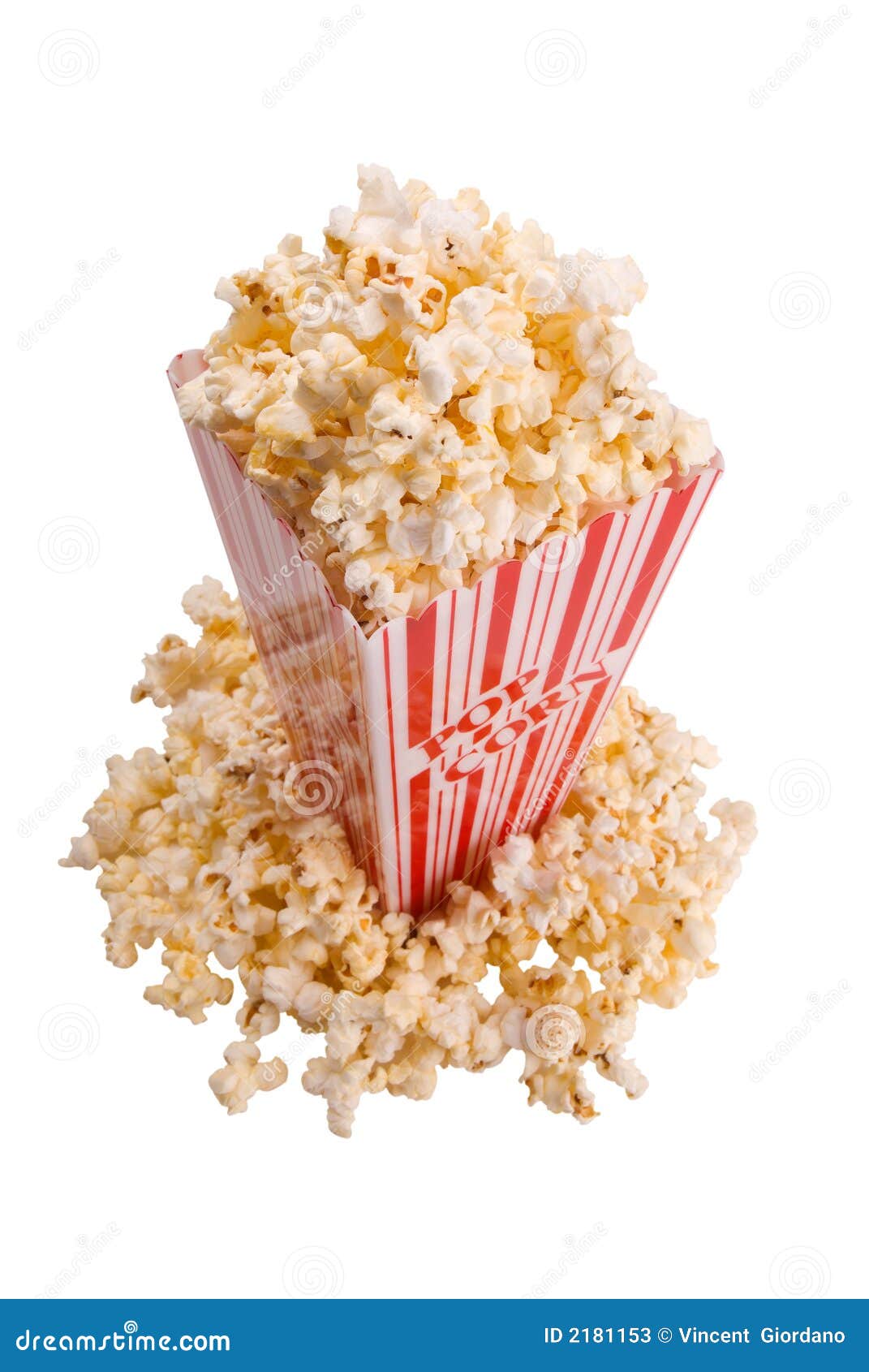 Popcorn in container stock image. Image of entertainment - 2181153