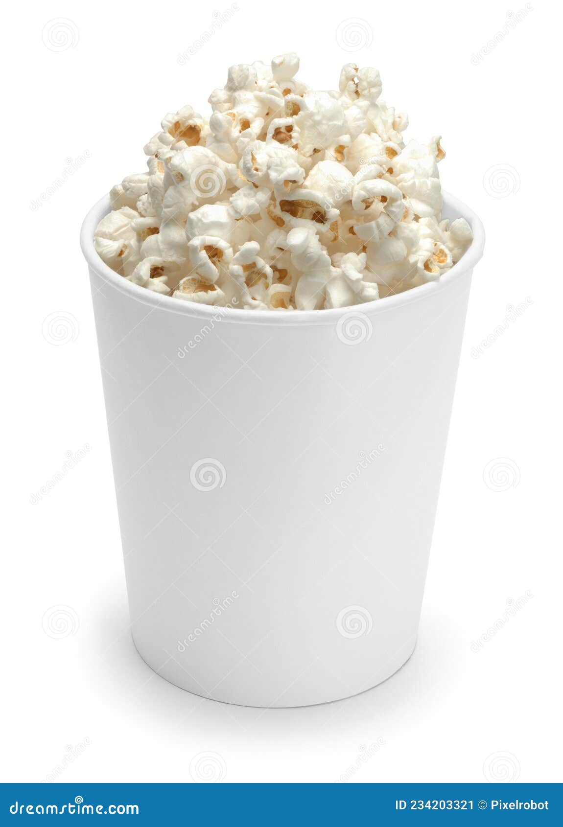 Popcorn-Eimer stockbild. Bild von karton, kasten, papier - 234203321
