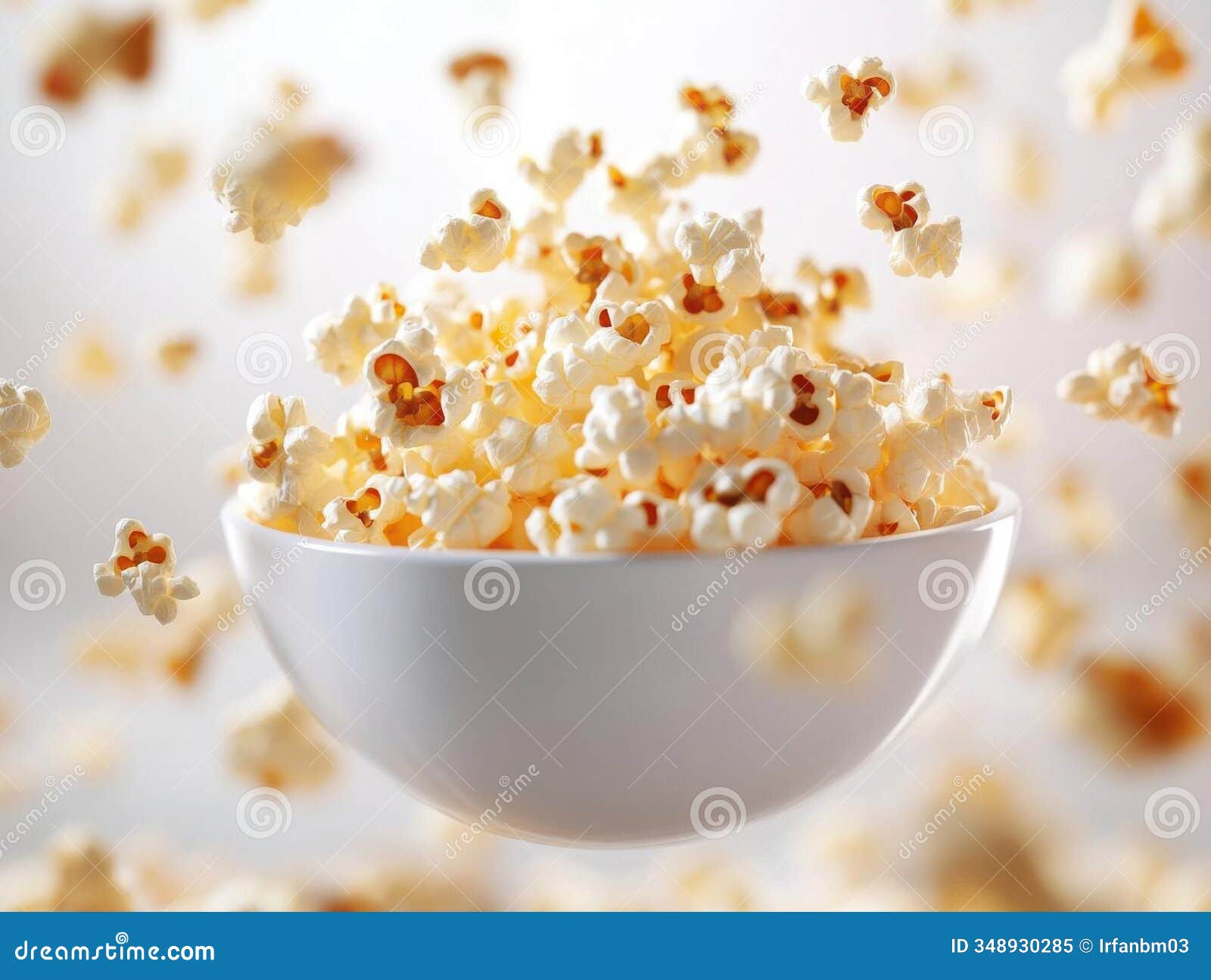 Popcorn Explosion, a Delicious and Fun Treat Stock Illustration ...