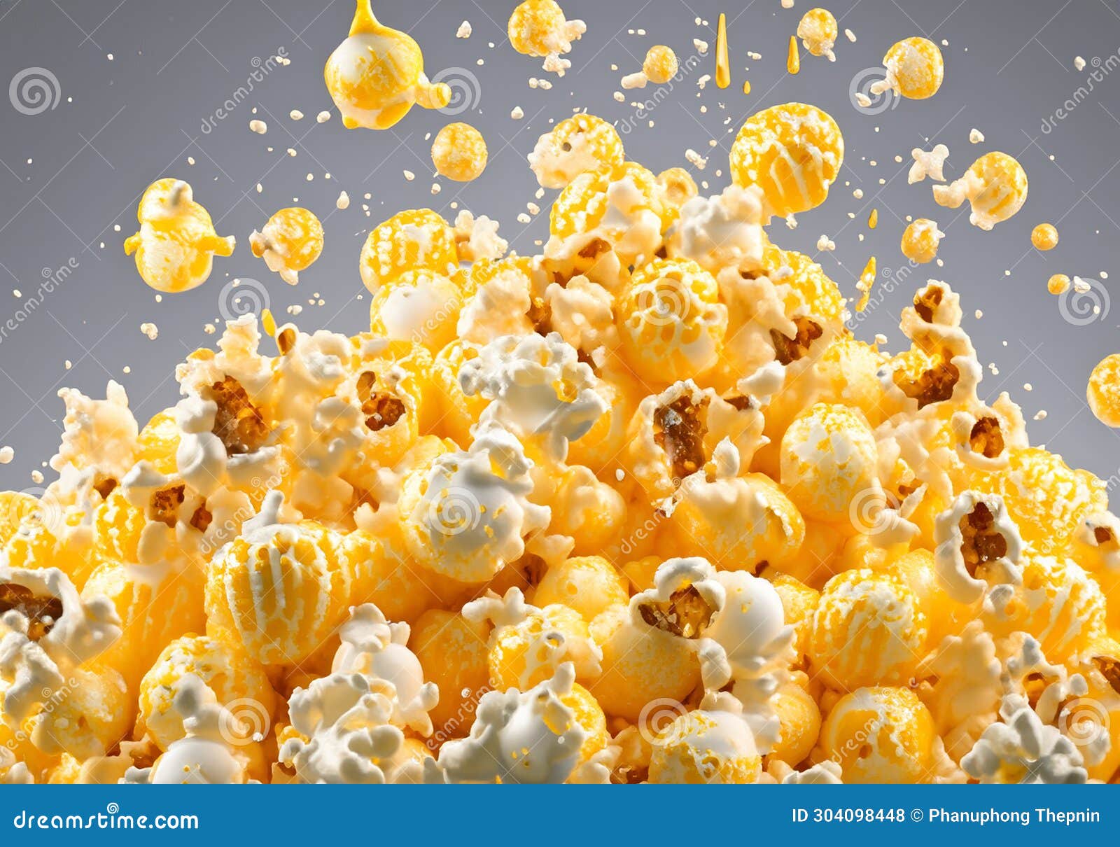 Popcorn explosion stock illustration. Illustration of cardboard - 304098448