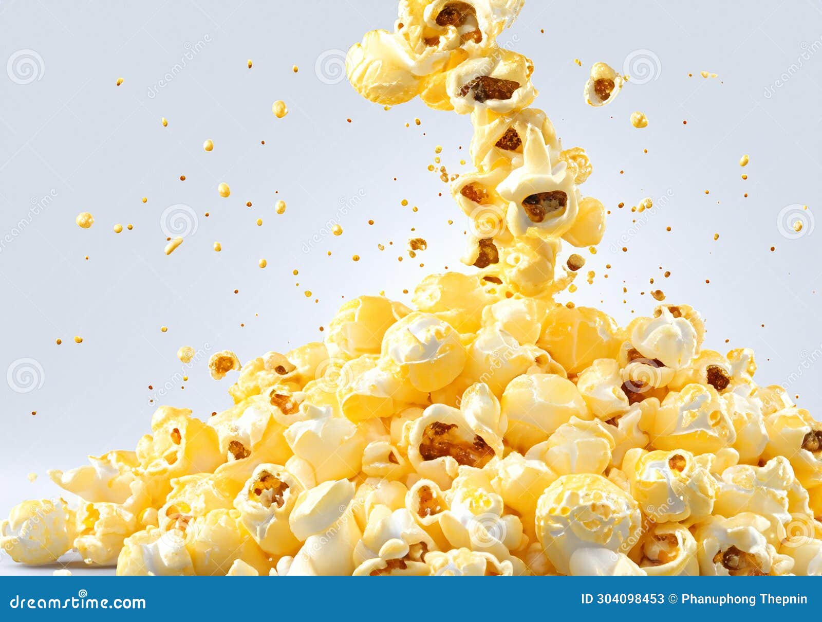Popcorn explosion stock illustration. Illustration of film - 304098453