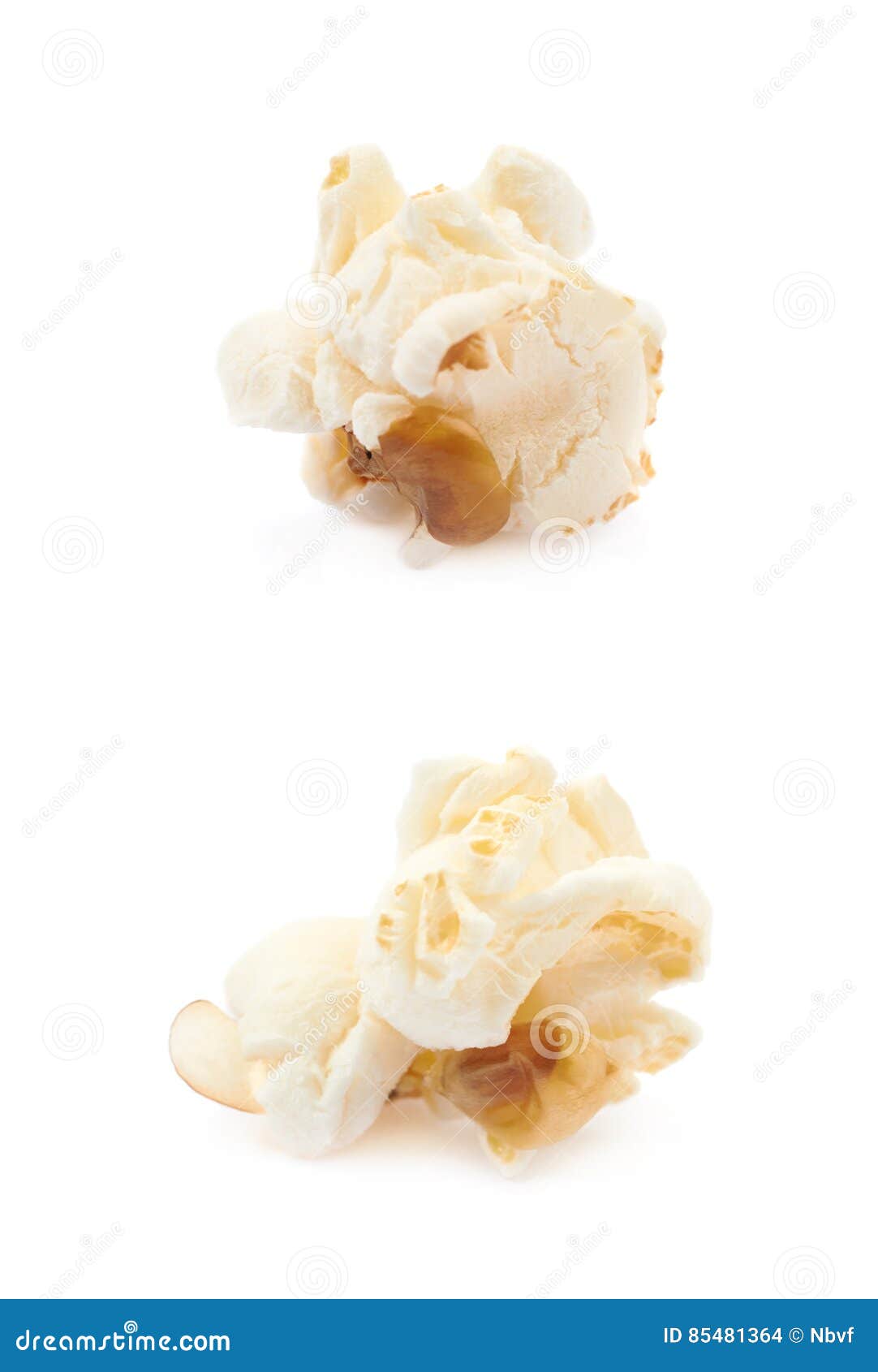 Popcorn flake isolated stock photo. Image of object, roast - 85481364