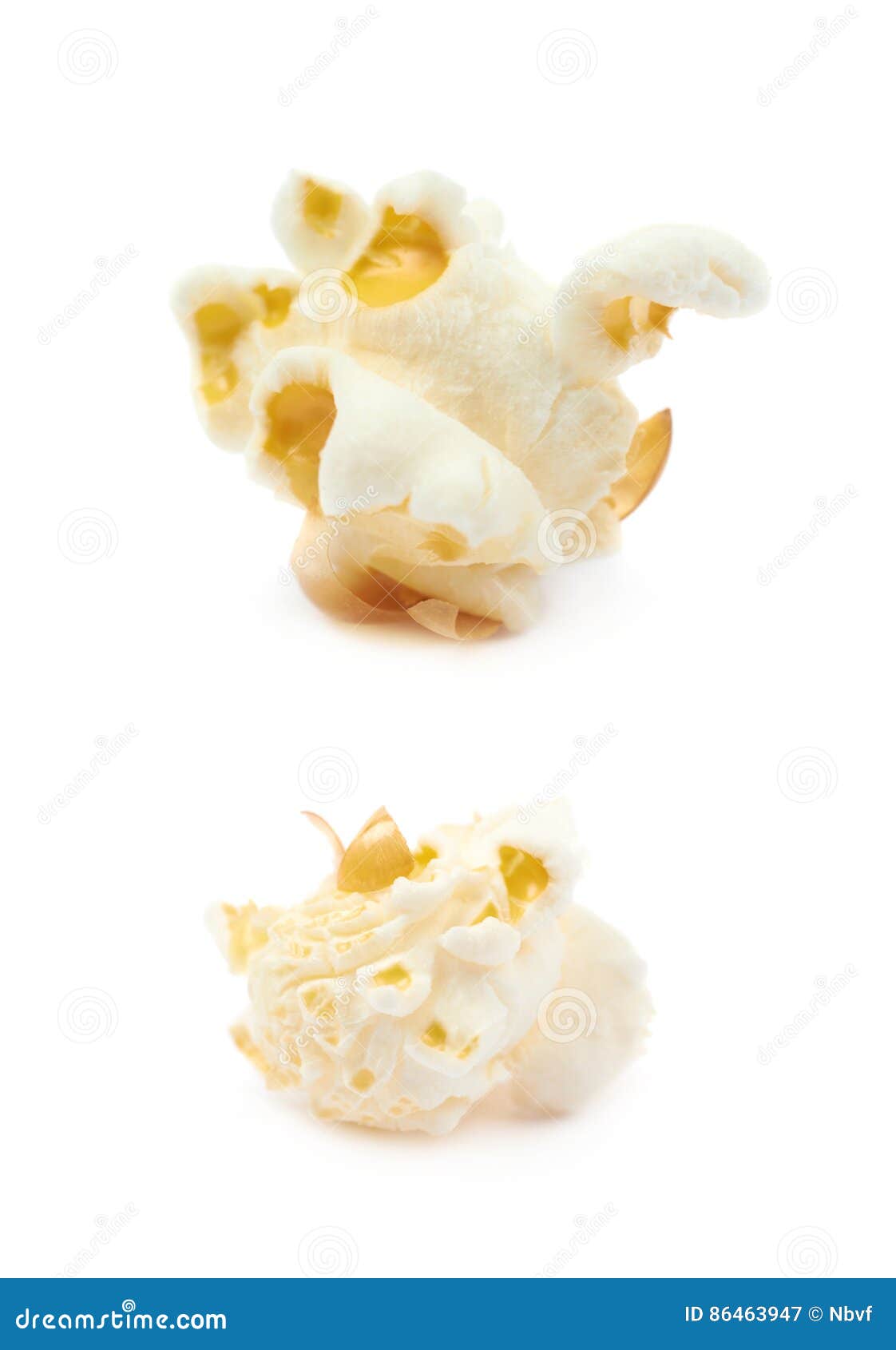 Popcorn flake isolated stock image. Image of entertainment - 86463947
