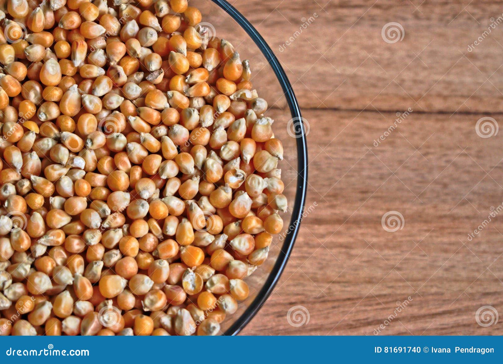 Popcorn Kernels stock photo. Image of popcorn, wooden - 81691740