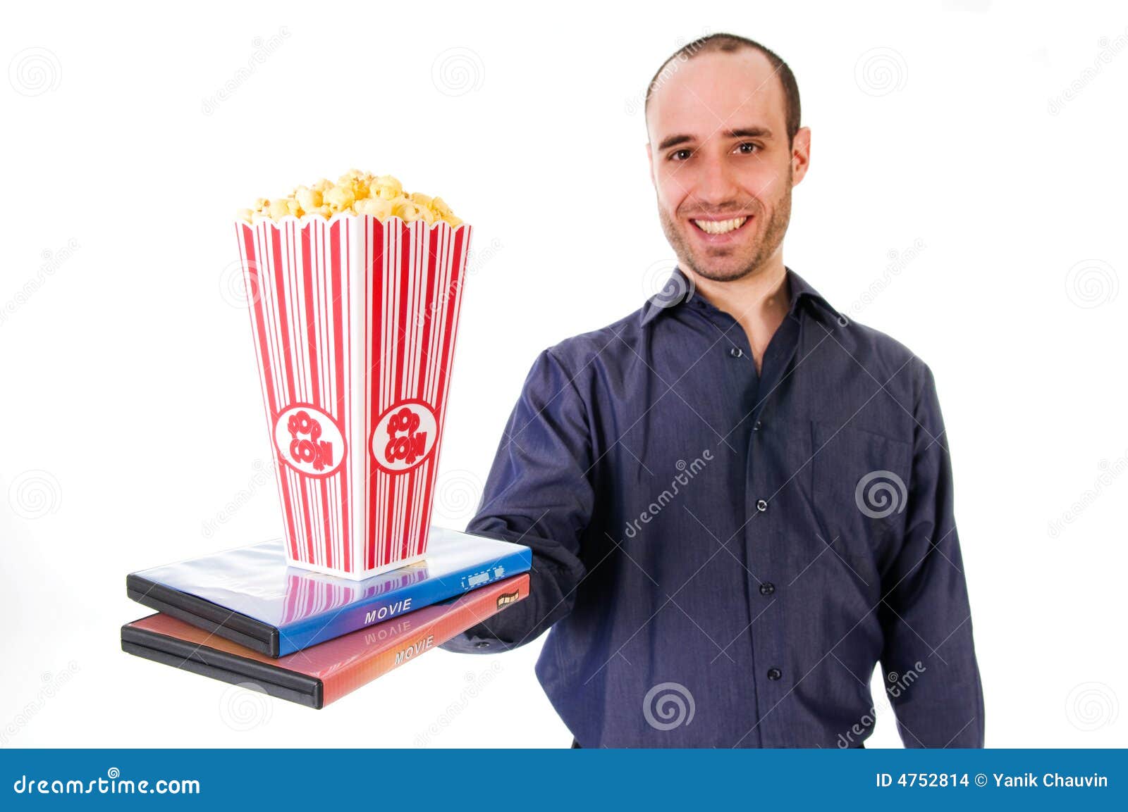 Popcorn movie stock photo. Image of admission, container - 4752814