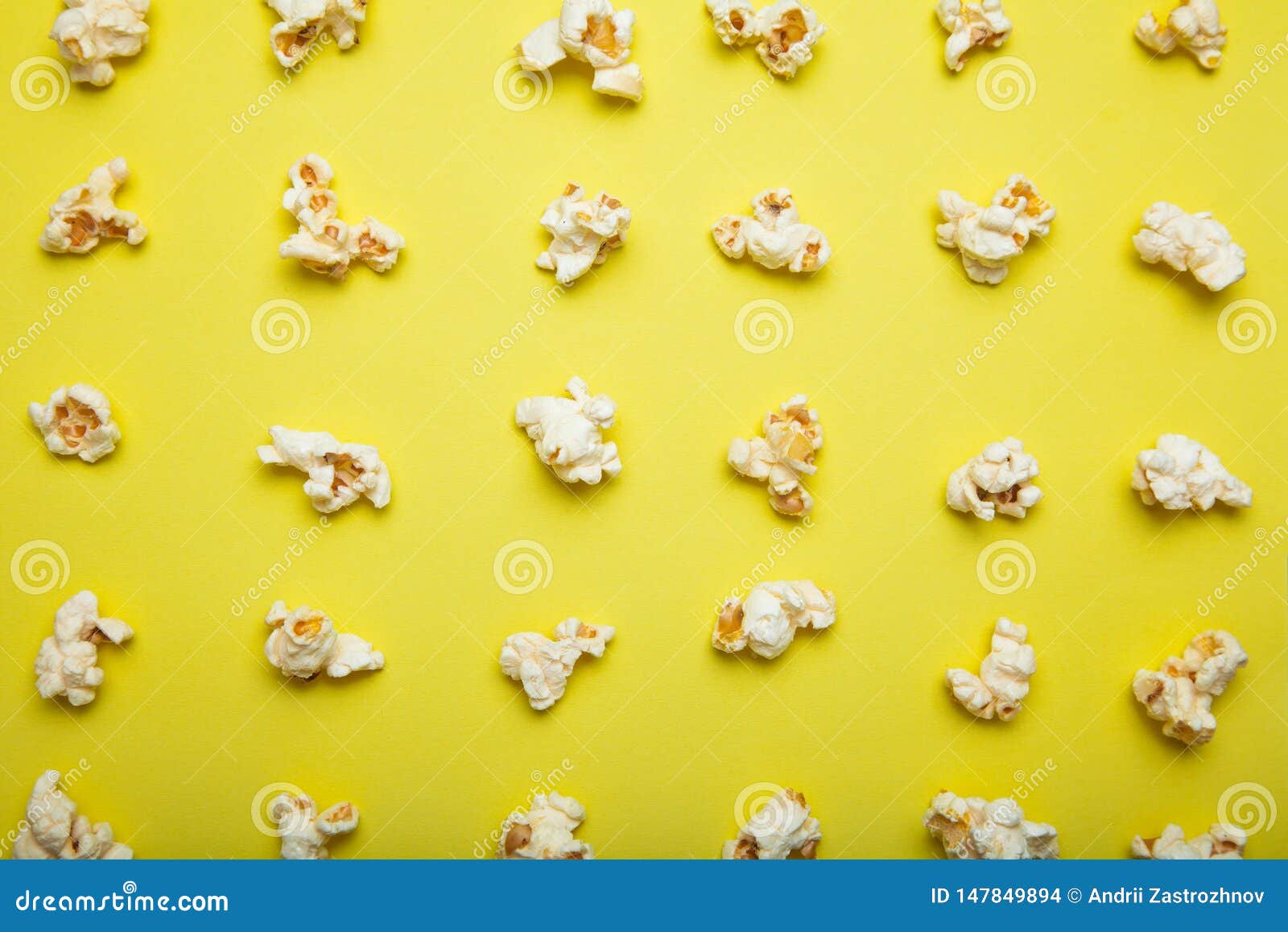 Popcorn Pattern on Yellow Background Stock Illustration - Illustration ... Popcorn Pattern on Yellow Background Stock Illustration - Illustration ...