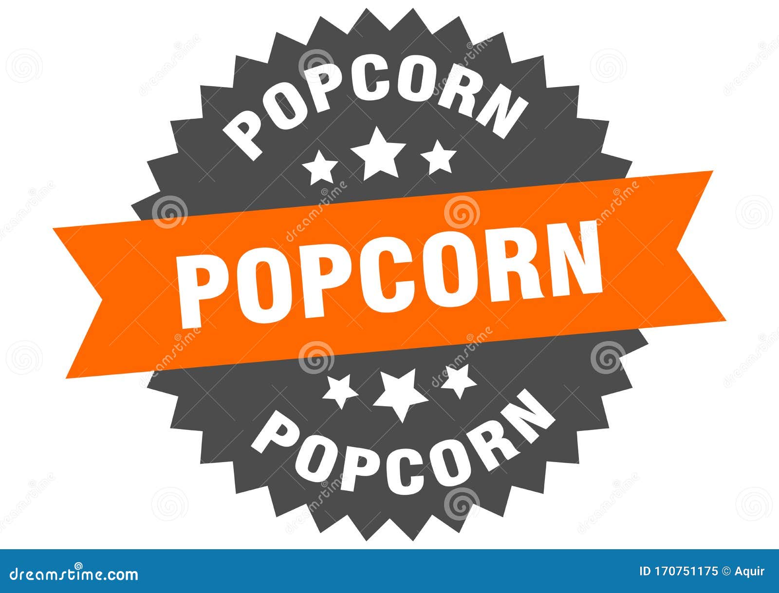 Popcorn Sign. Popcorn Grunge Stamp. Cartoon Vector | CartoonDealer.com ...