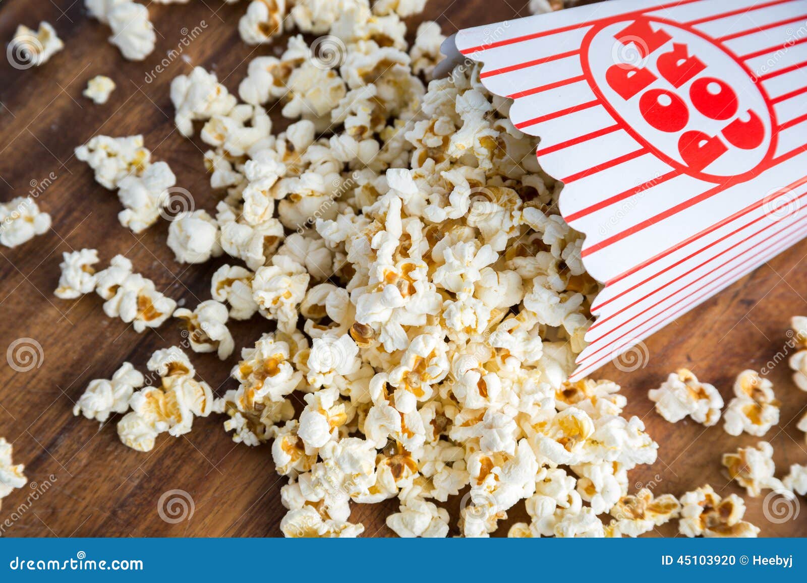 Popcorn Spilled stock photo. Image of hungry, food, snack - 45103920